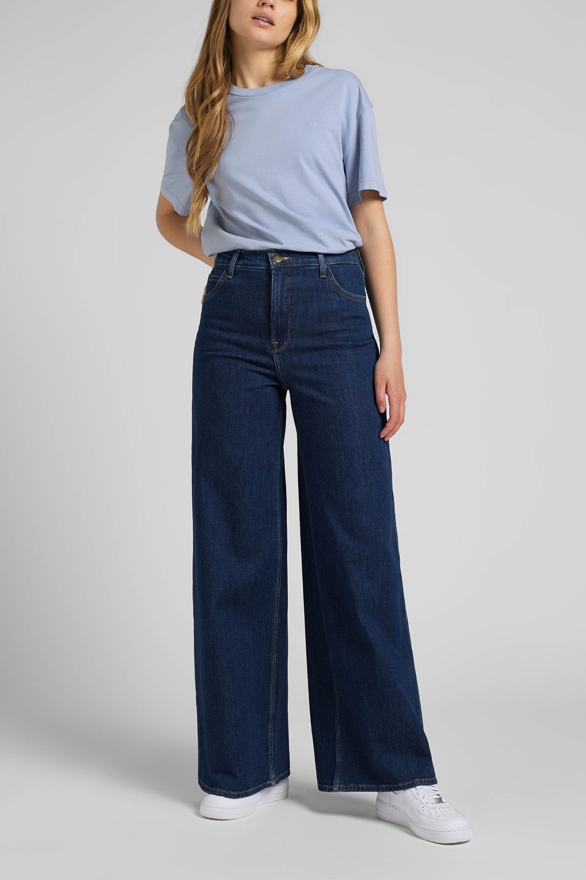 Lee Drew Fit Çok Yüksek Bel Geniş Paça Esnek Jean Kot Pantolon - OnuAl ...