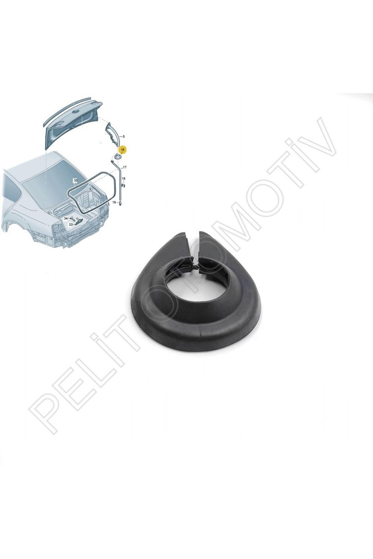 PELİTOTOMOTİV Passat B7 Bagaj Kapak Menteşe Alt Contası 3C5827359C ...