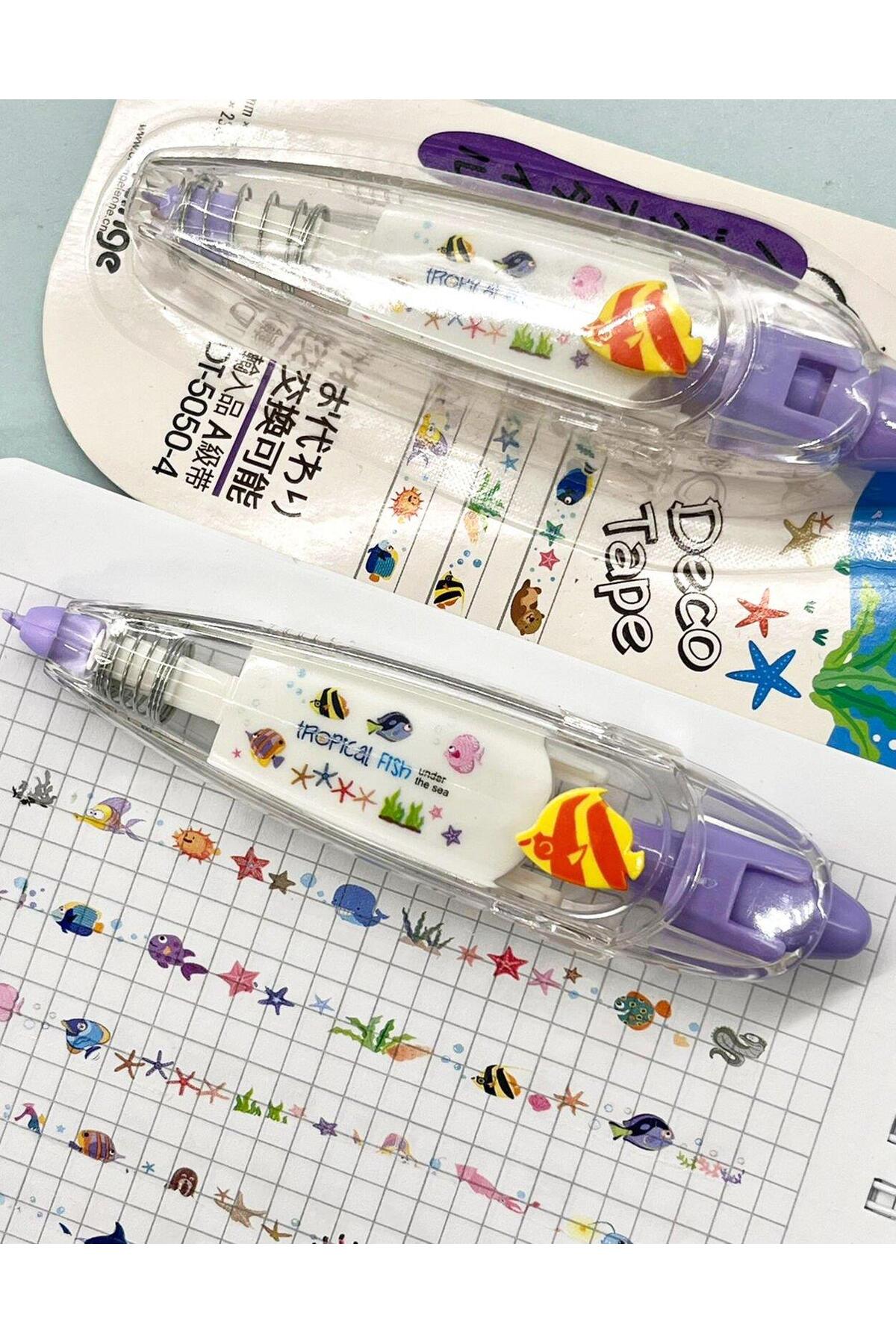 Kağıt Gemi Dükkan Balık Desenli Süsleme Bandı Tipeks - Tipex Fiyatı ...