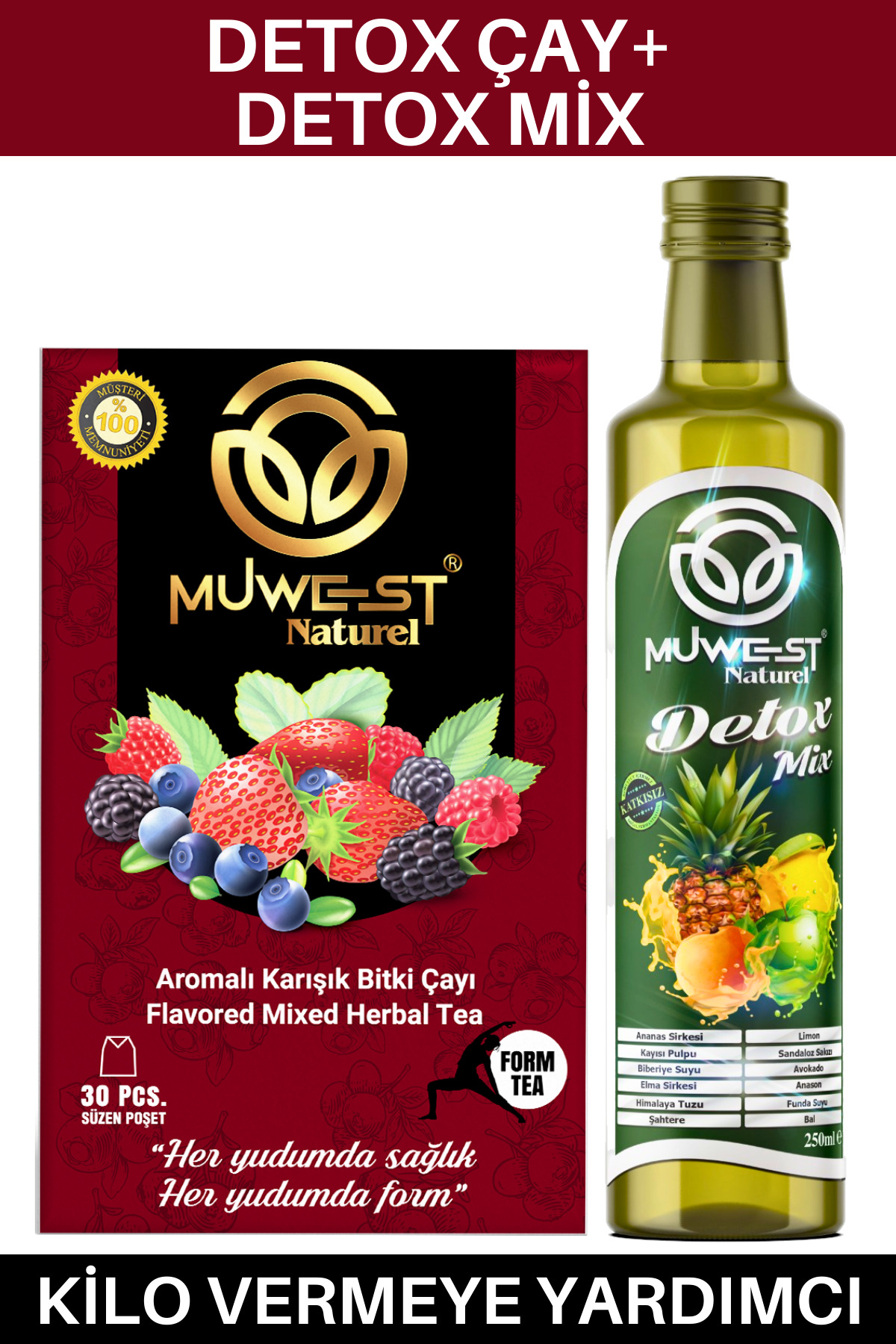 Muwest Naturel DETOKS ÇAYI VE DETOKS MİX 2'Lİ SET Fiyatı, Yorumları ...