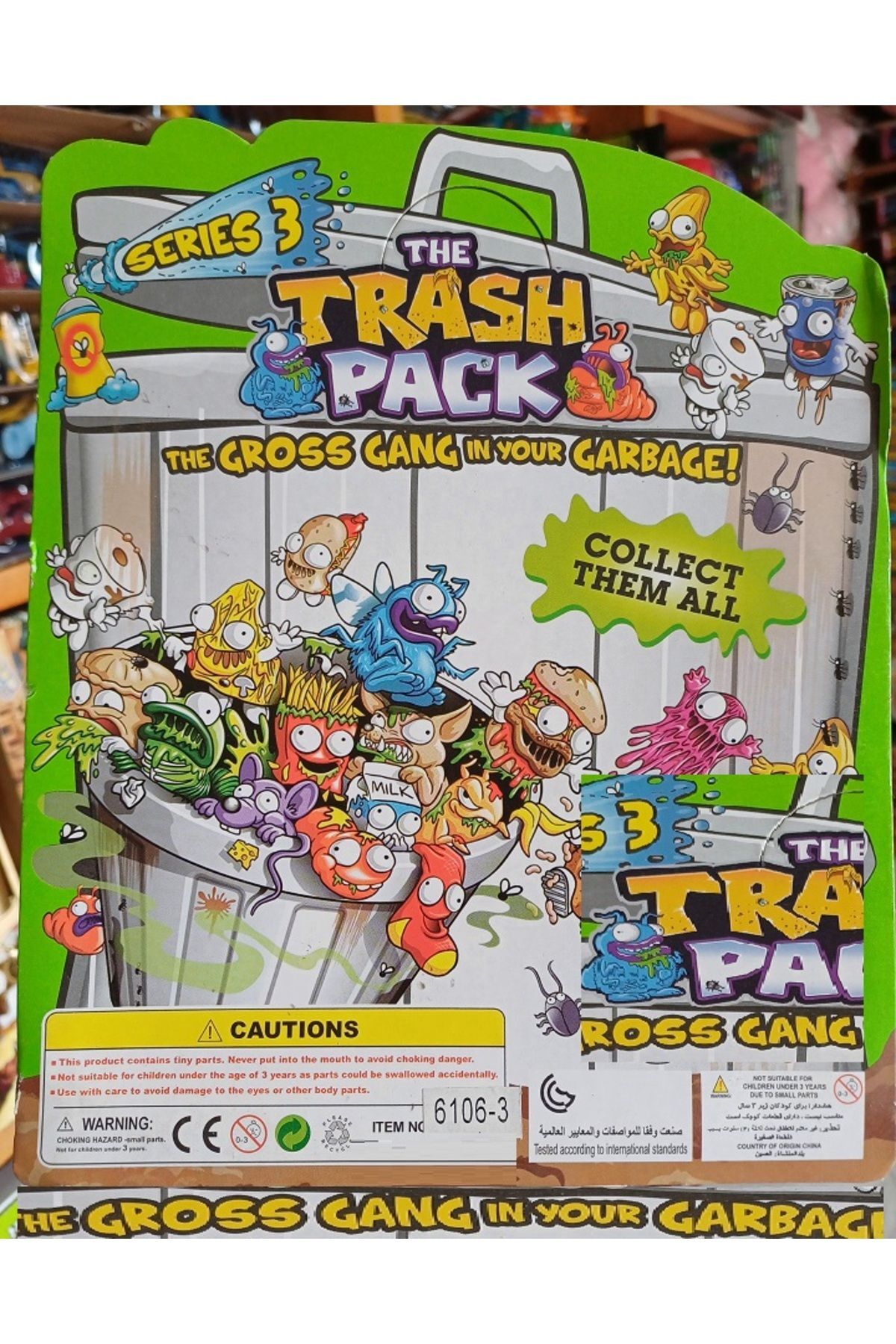 OYUNCAKSAHİLİ Trash Gang Trash Pack Grossery 13 Pieces Toy Garbage Can 2 Packs in One- Trendyol