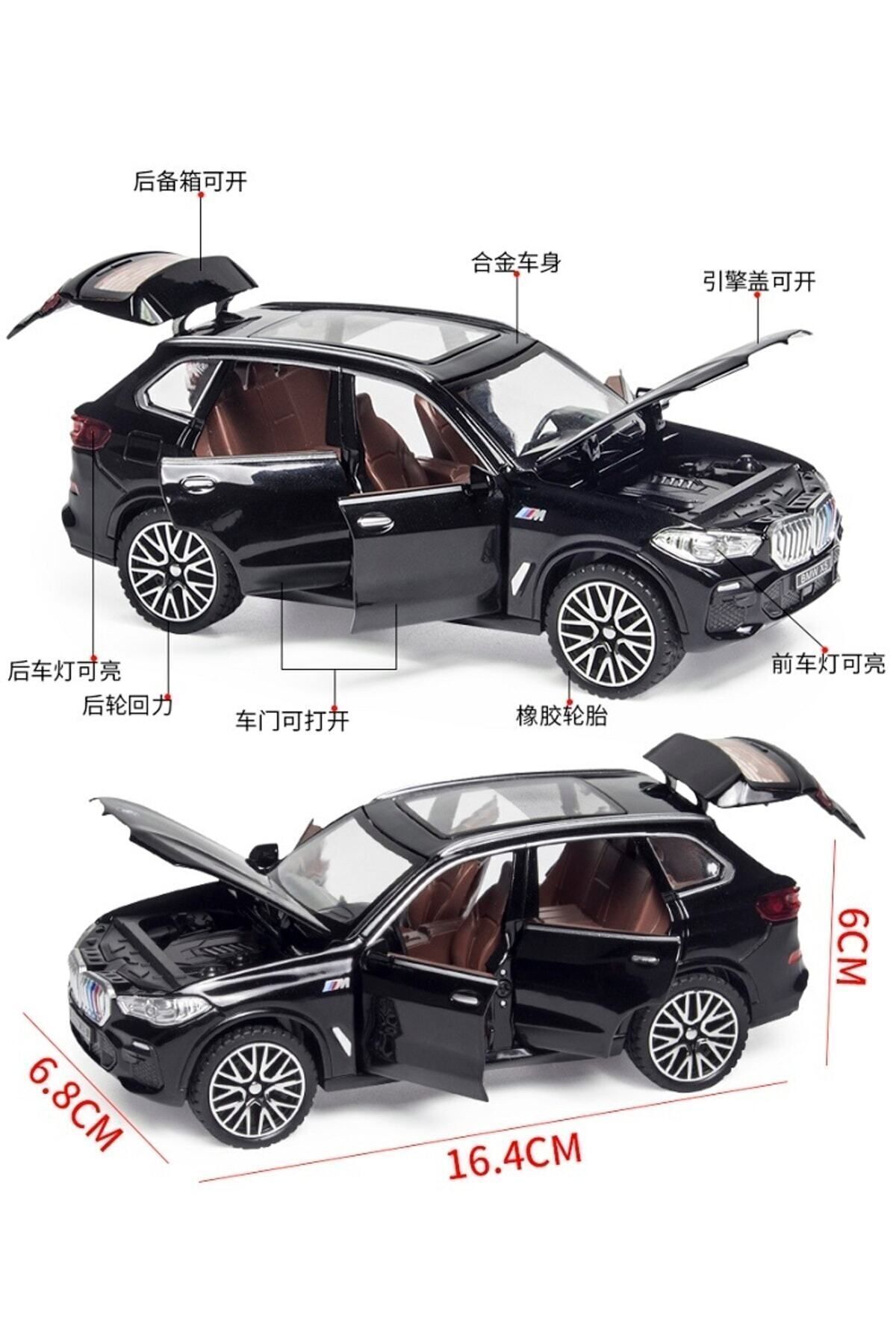 OYUNCAKSAHİLİ Bmw X5 Yeni Kasa Diecast Metal Jip 1.32 Model Araba Kapı ...