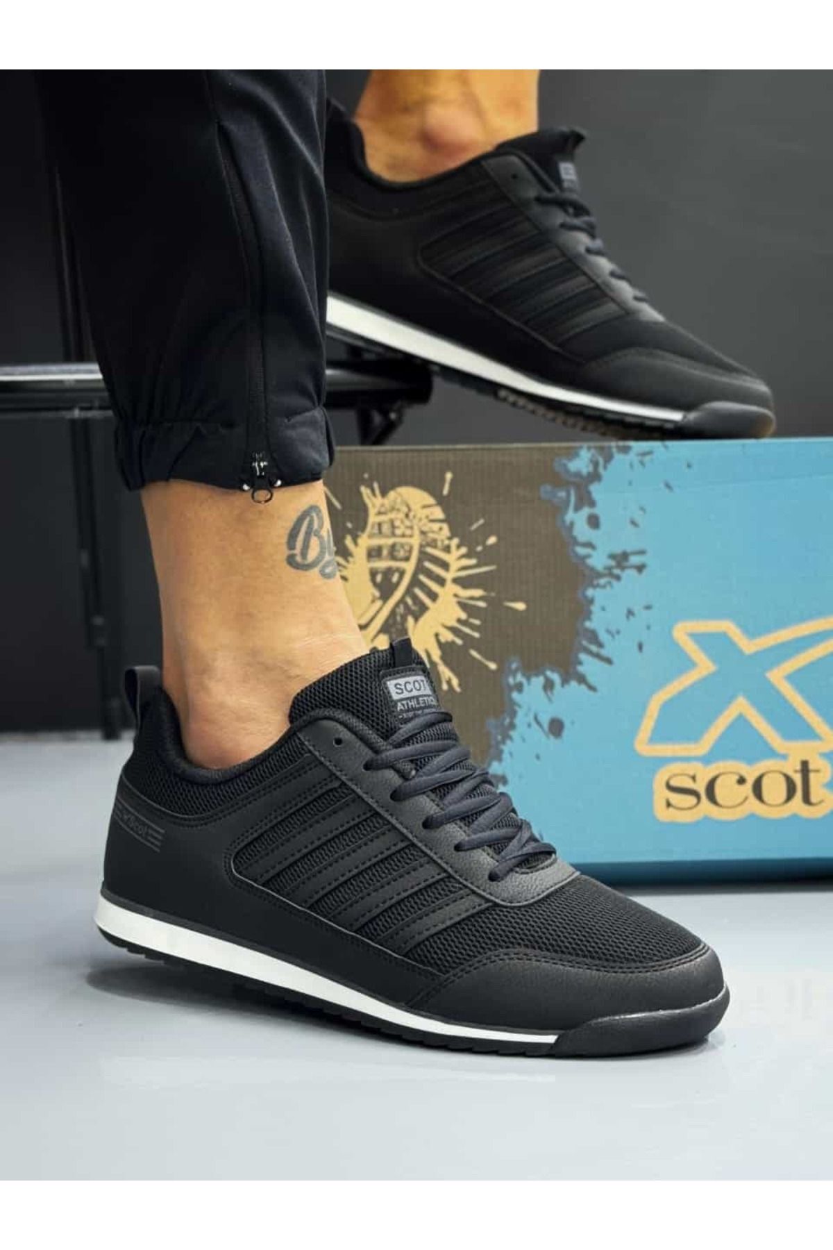 Scot Xtwins Siyah Erkek Gündelik Spor Yürüyüş Ayakkabı Fiyatı ...