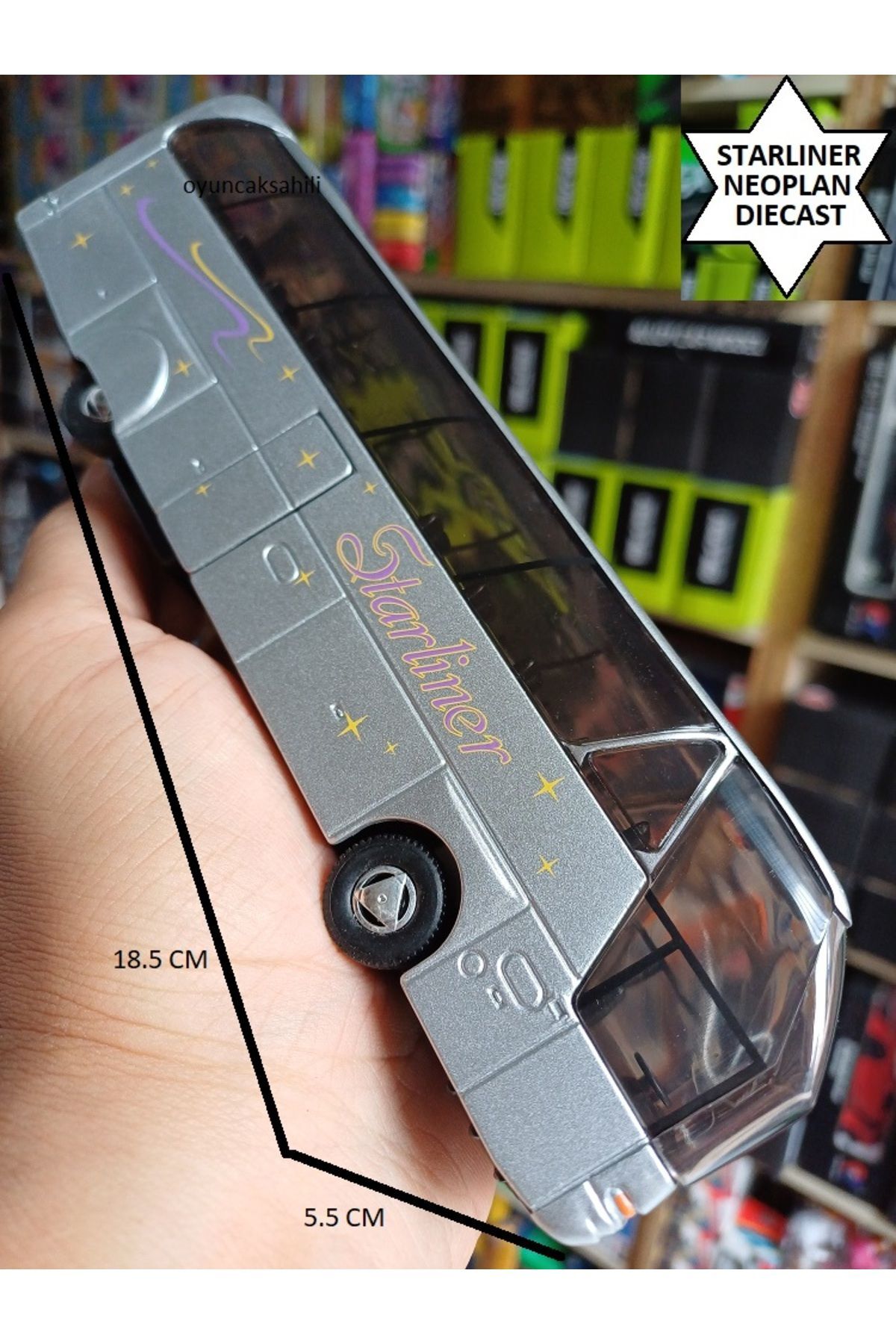 OYUNCAKSAHİLİ Neoplan Starliner Otobüs Diecast Kolesiyon Metal Model ...