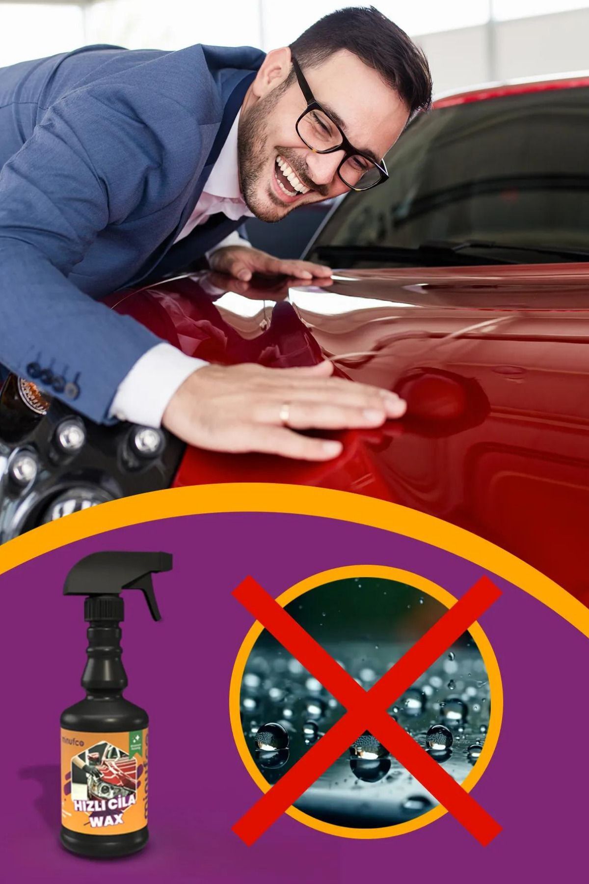 Pro Strong Wax Oto Araba Çizik Giderici, Güneş Yanığı Boya Koruma Su ...