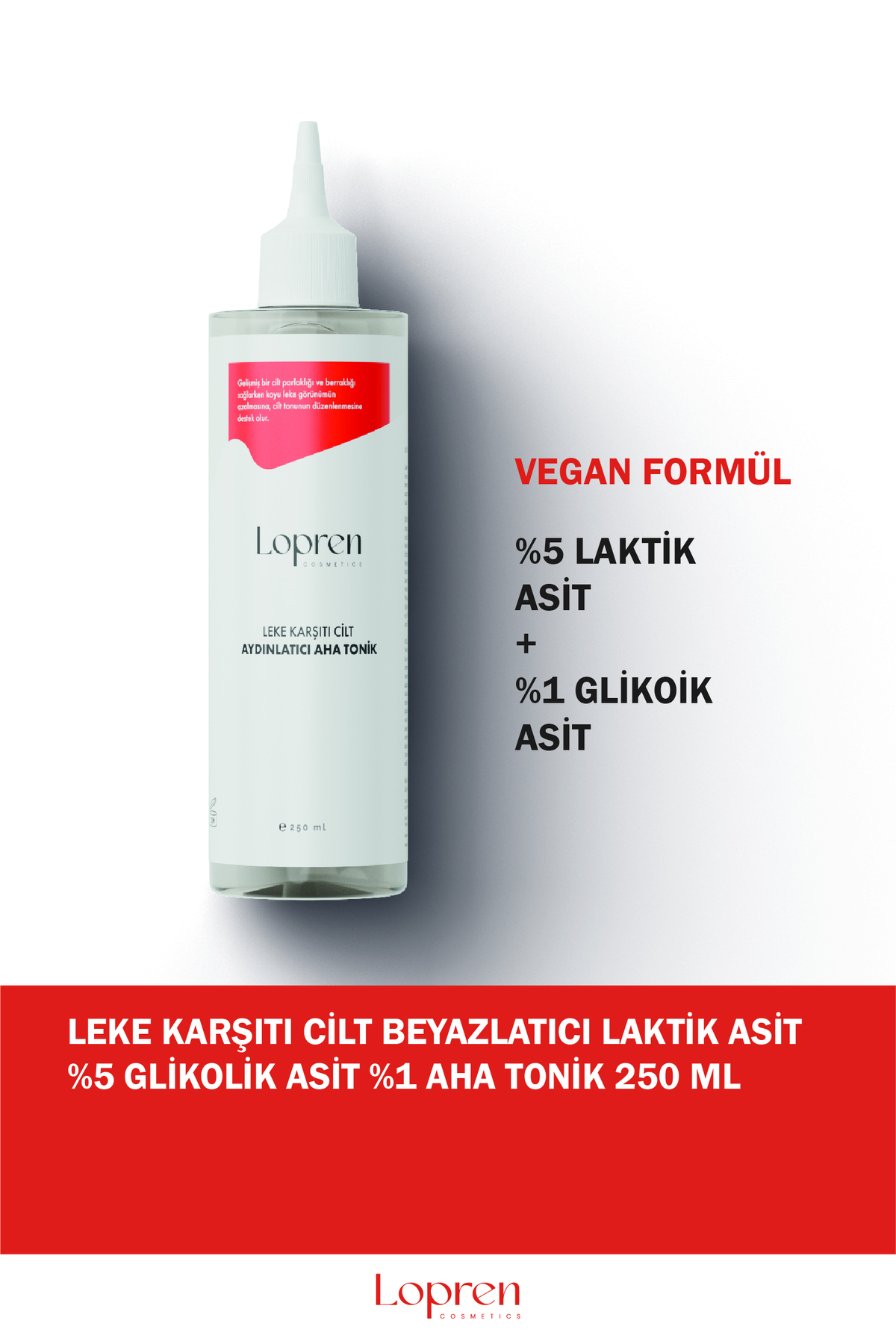 Lopren Leke Karşıtı Cilt Aydınlatıcı Aha Tonik 250 MlFiyatı, Yorumları ...