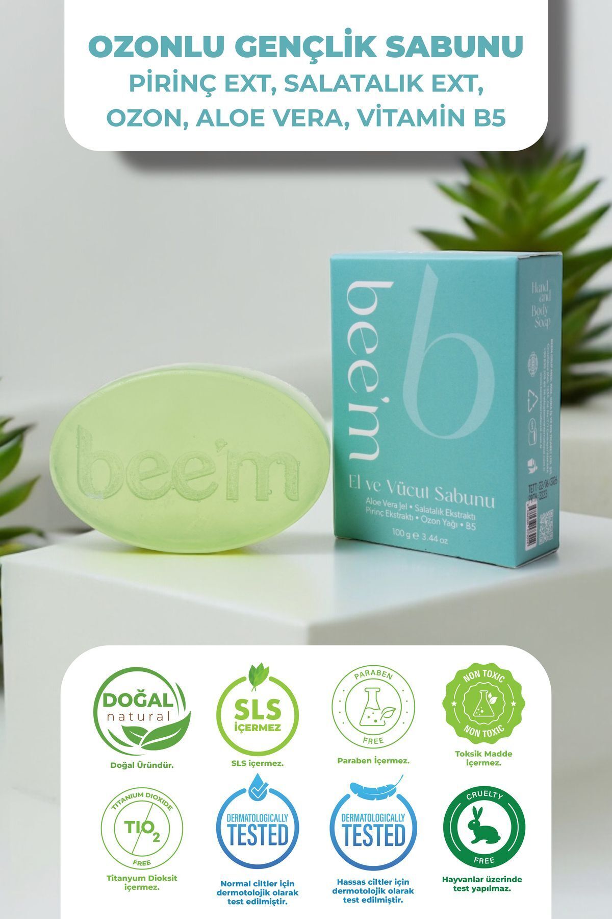 BEEM Ozonlu Gençlik Sabunu Fiyatı, Yorumları - Trendyol