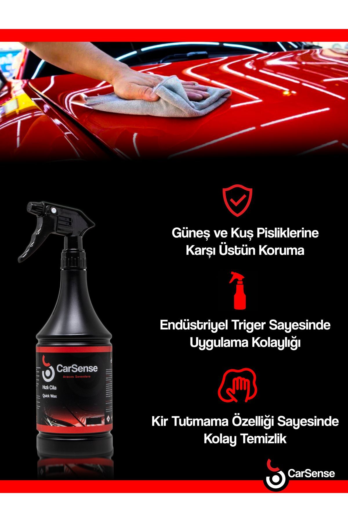 CarSense Hızlı Cila Seramik Etkili 500 ml Yeni Formül Fiyatı, Yorumları ...