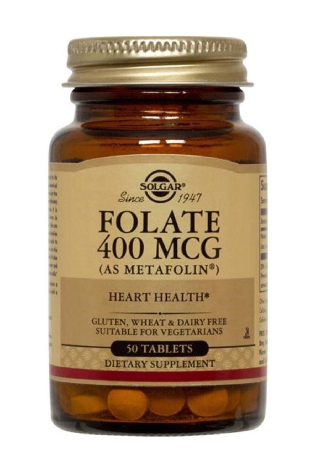 Solgar Folate (metafolin®) 400 Mcg 50 Tablet - Fiyatı, Yorumları