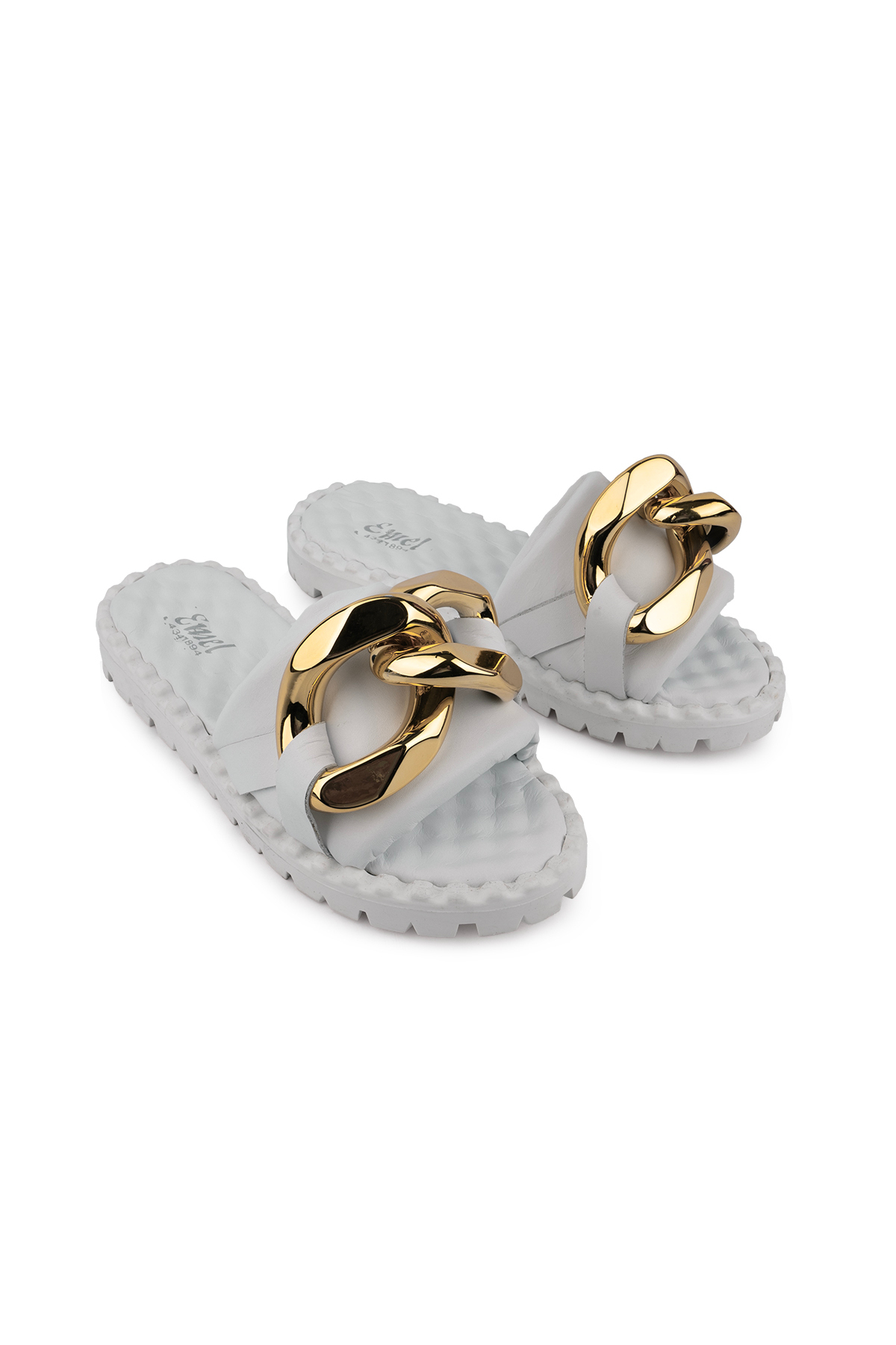 Emel Ayakkabı Hakiki Deri Modern Tasarı Masajlı Taban Terlik Fiyatı ...