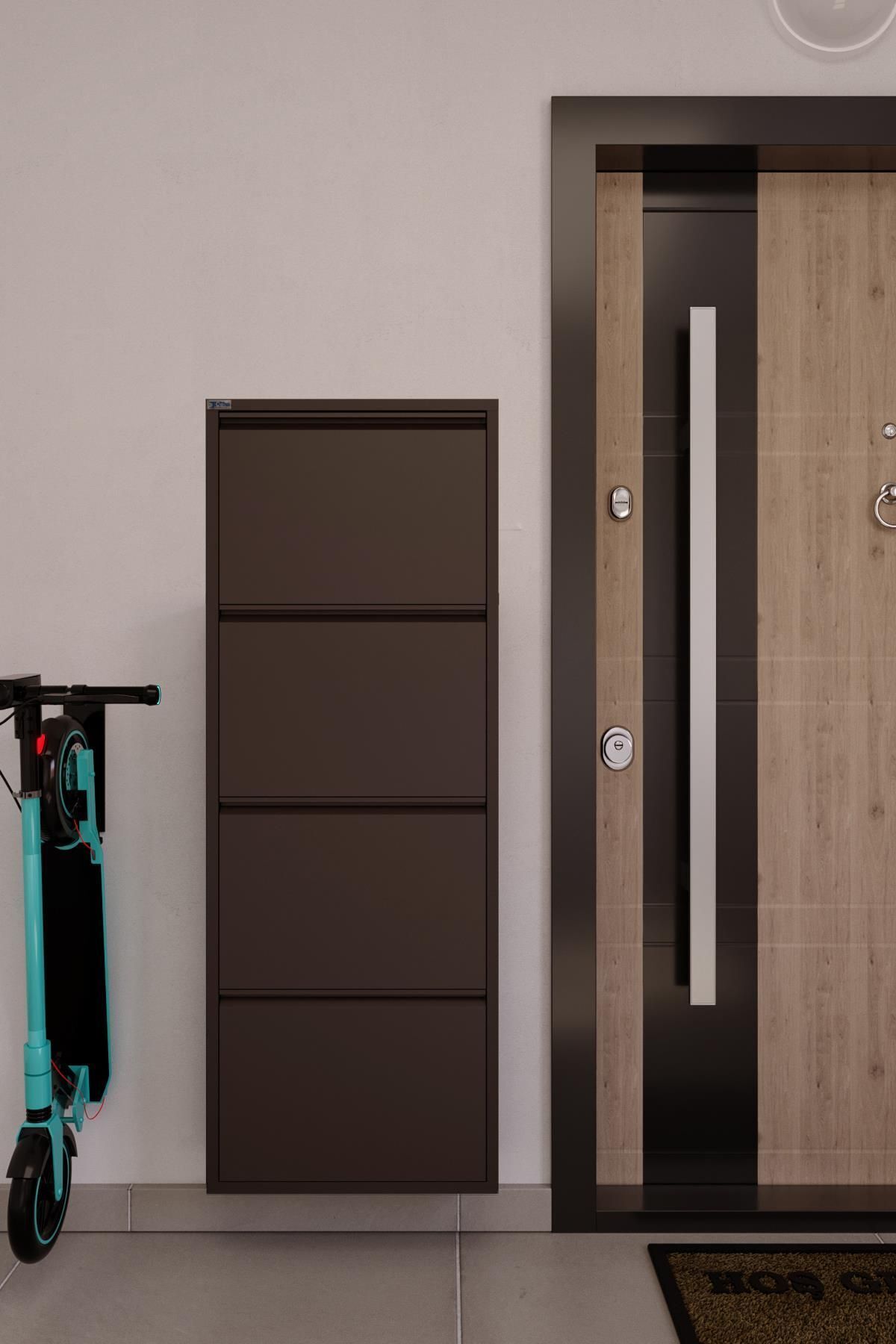 Ceha 4'lü Metal Ayakkabılık - Kahverengi Fiyatı, Yorumları - Trendyol