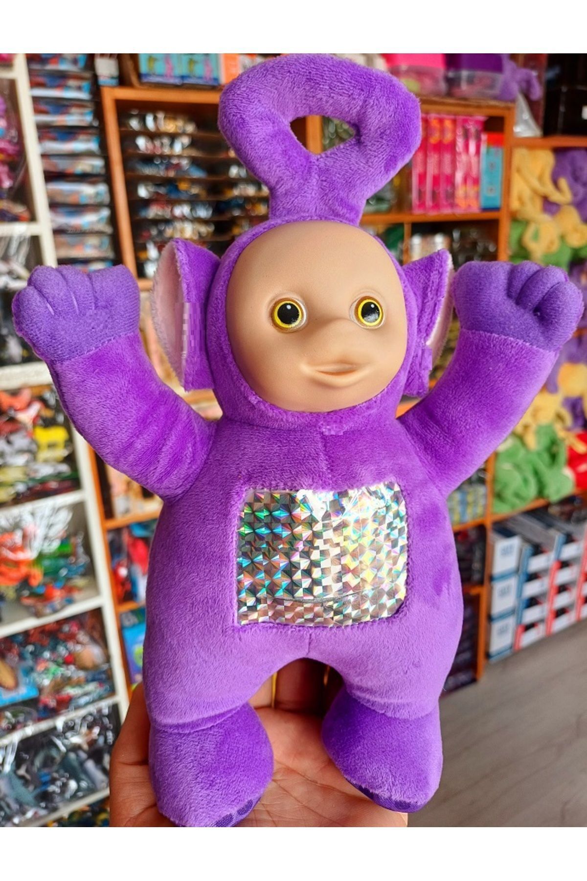 OYUNCAKSAHİLİ Tinky Winky Teletabi Peluş Oyuncak Teletubbies 27cm Lila ...