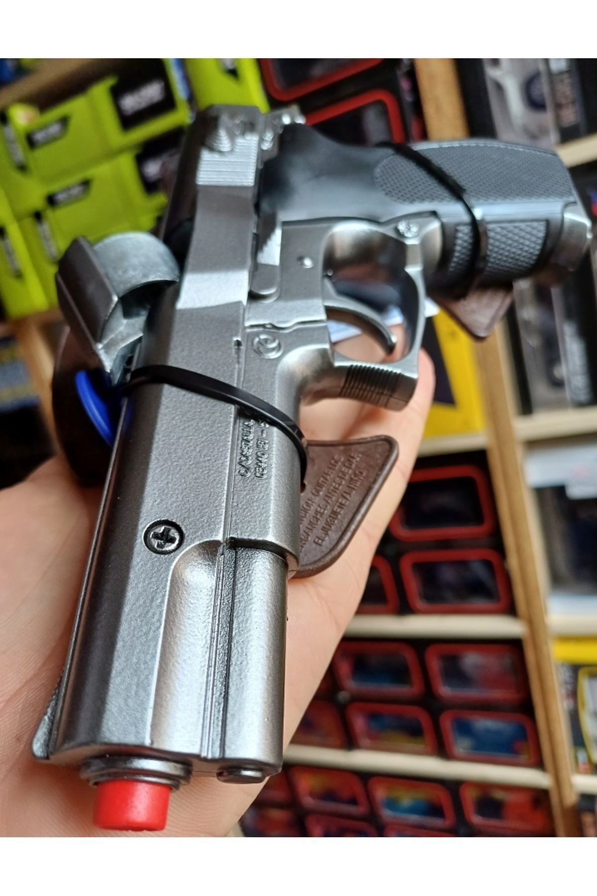 OYUNCAKSAHİLİ Oyuncak Kapsül Tabanca 22cm Ispanya Gonher Metal Oyuncak Silah Ürün Demir Fiyatı ...