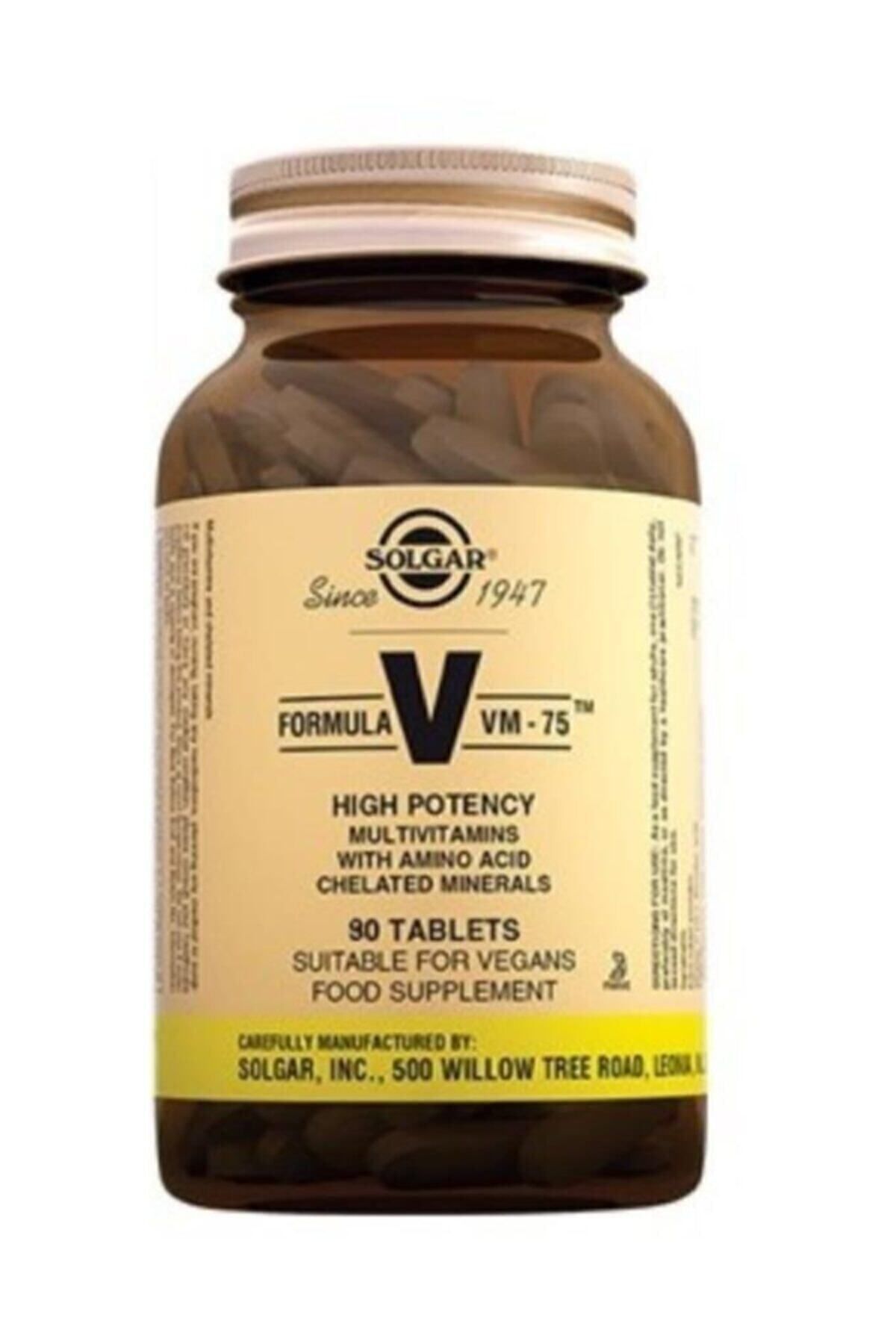 Solgar Vm 75 Multivitamin 90 Tablet Fiyatı, Yorumları - Trendyol