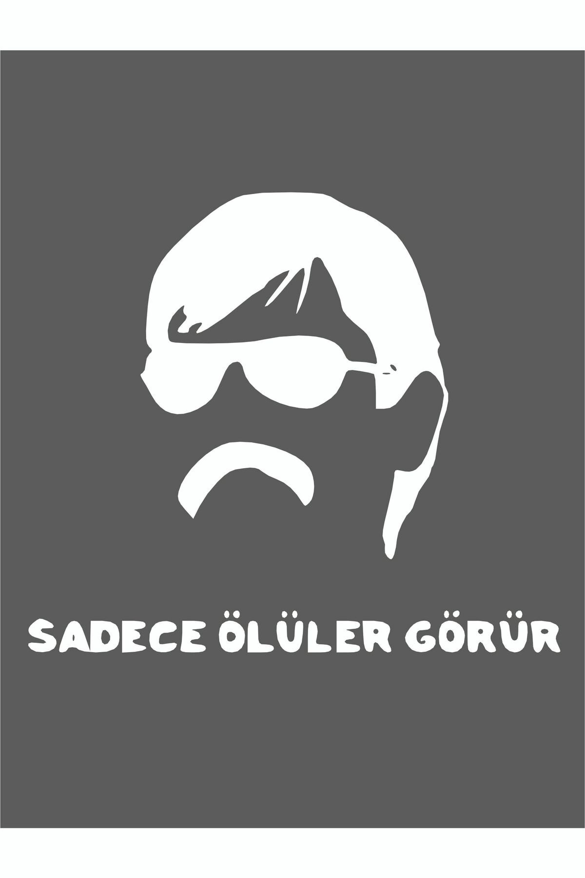 EYBA STİCKER Sadece Ölüler Görür 20 X 19 Cm Oto Sticker Pala Araba Cam ...