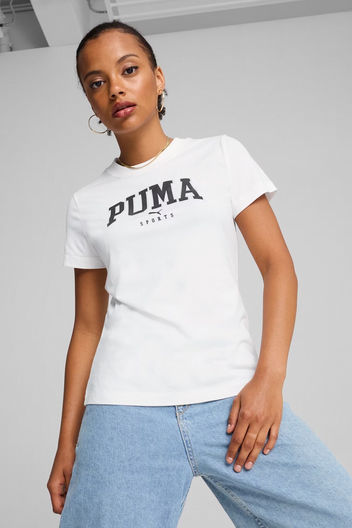 Puma Squad Graphic Kadın Tişört 68153702 Fiyatı, Yorumları - Trendyol