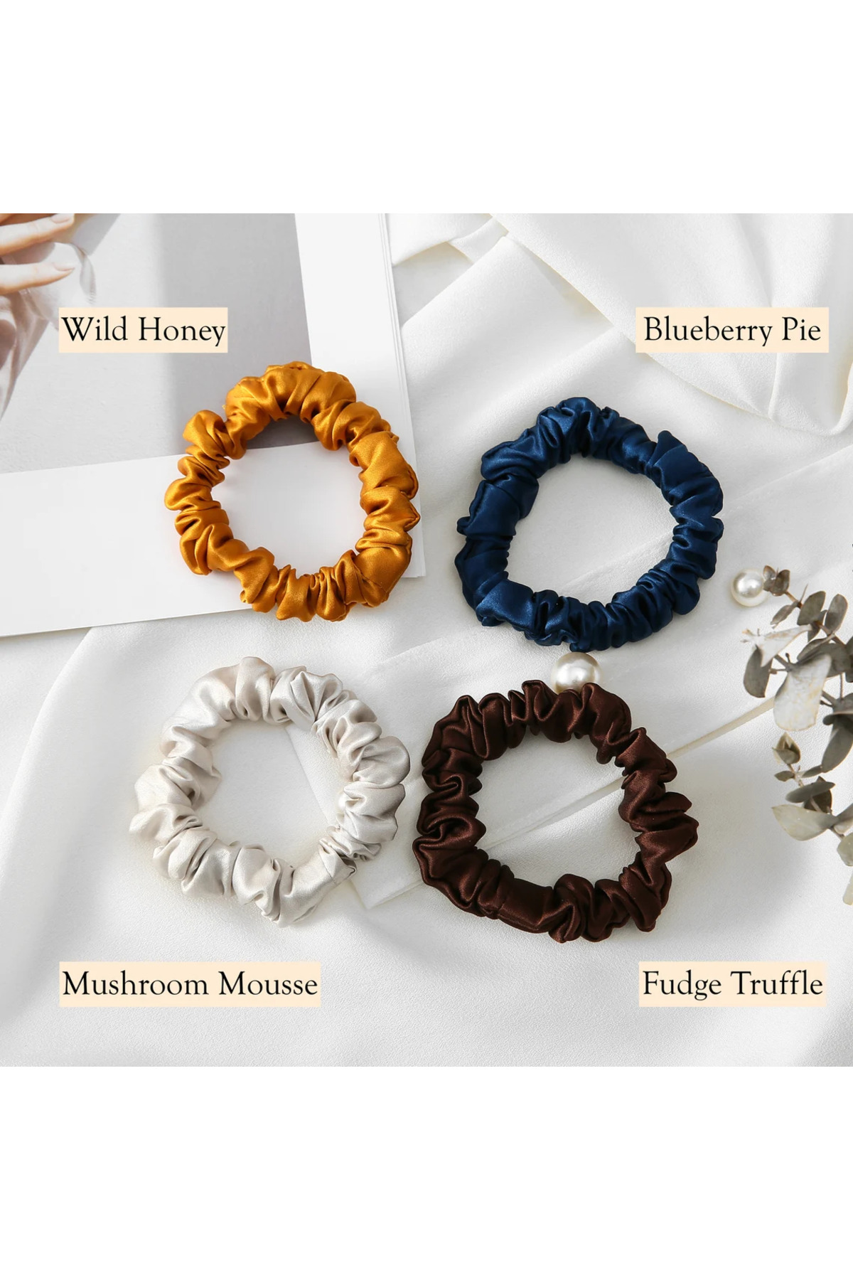 Donna Liberta "10 Adet Rengarenk ve Şık Bilek Saten Saç Tokaları ...