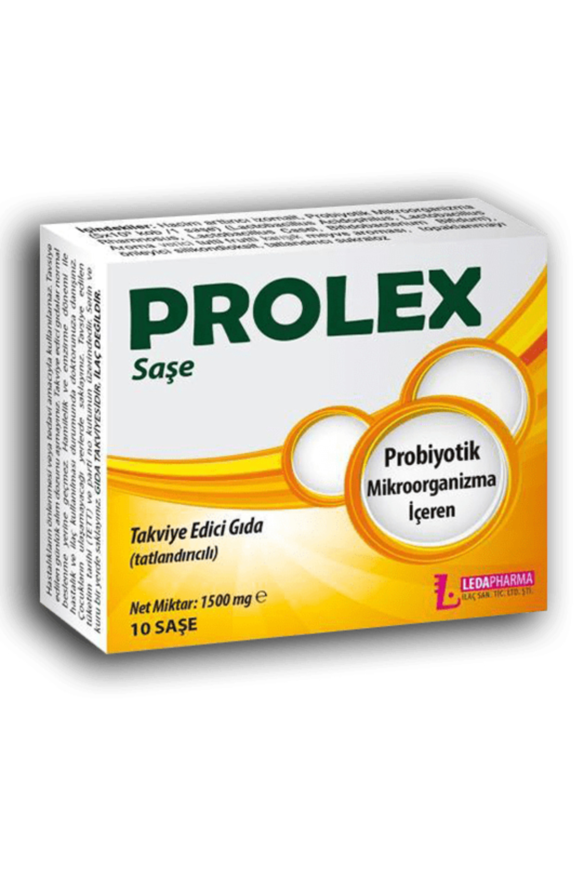 LedaPharma Prolex Probiyotik Şase 10'lu Fiyatı, Yorumları - Trendyol