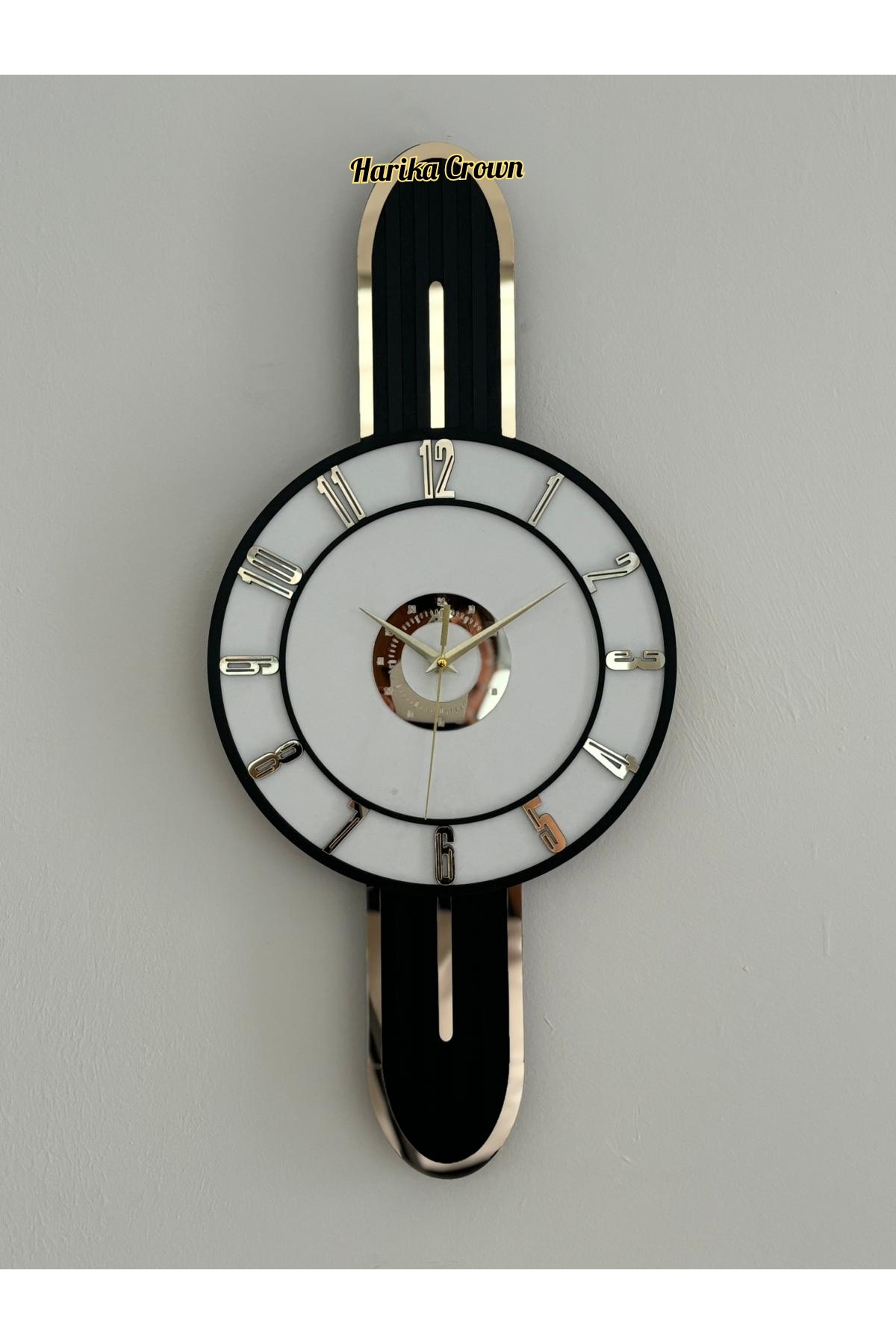 hibiscus Modern Tasarımlı Ahşap Duvar Saati - Evinize Estetik Dokunuş ...