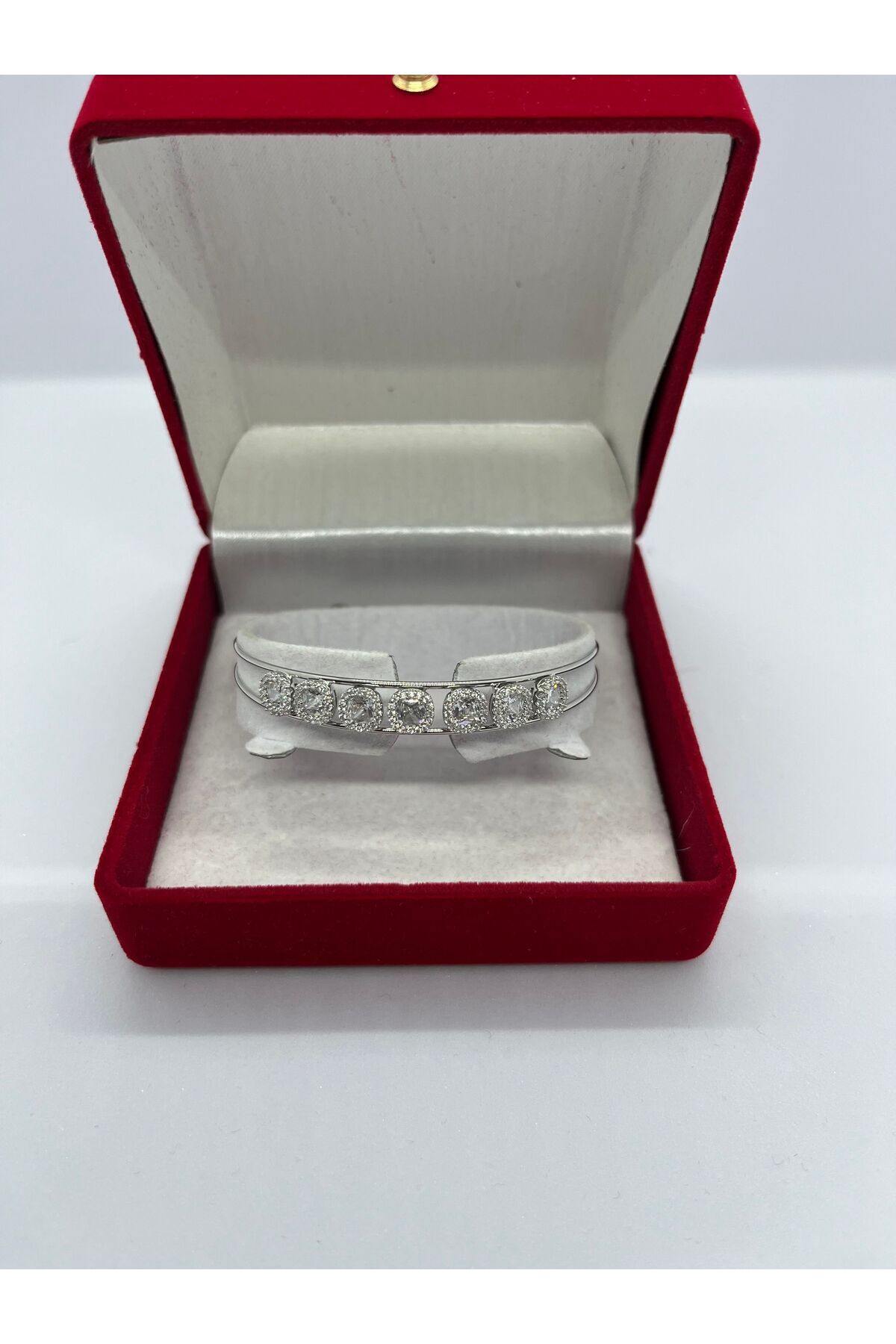 stainless steel Gümüş Renk Taş Detaylı Kelepçe Bileklik Fiyatı ...