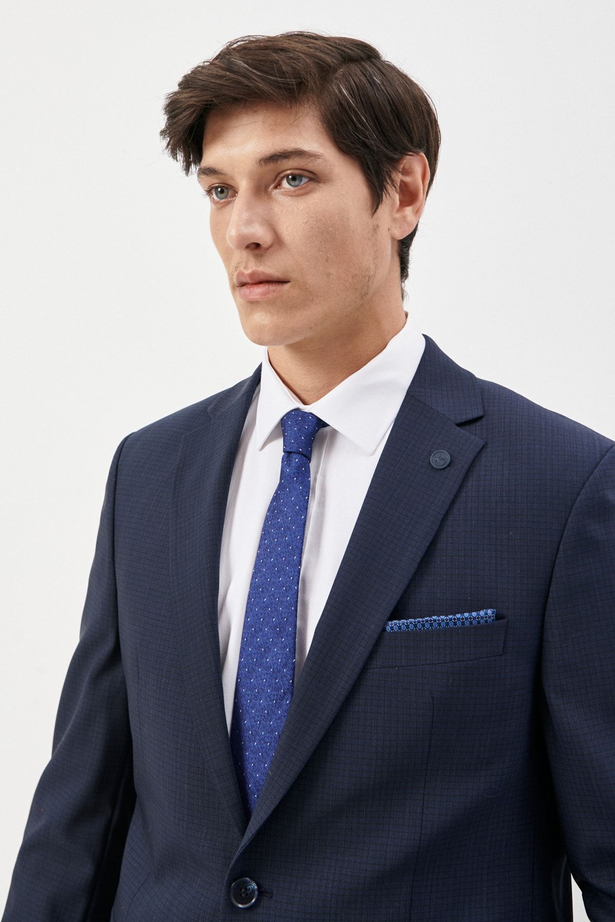 Altınyıldız Classics Erkek Koyu Lacivert Slim Fit Dar Kesim Mono Yaka ...