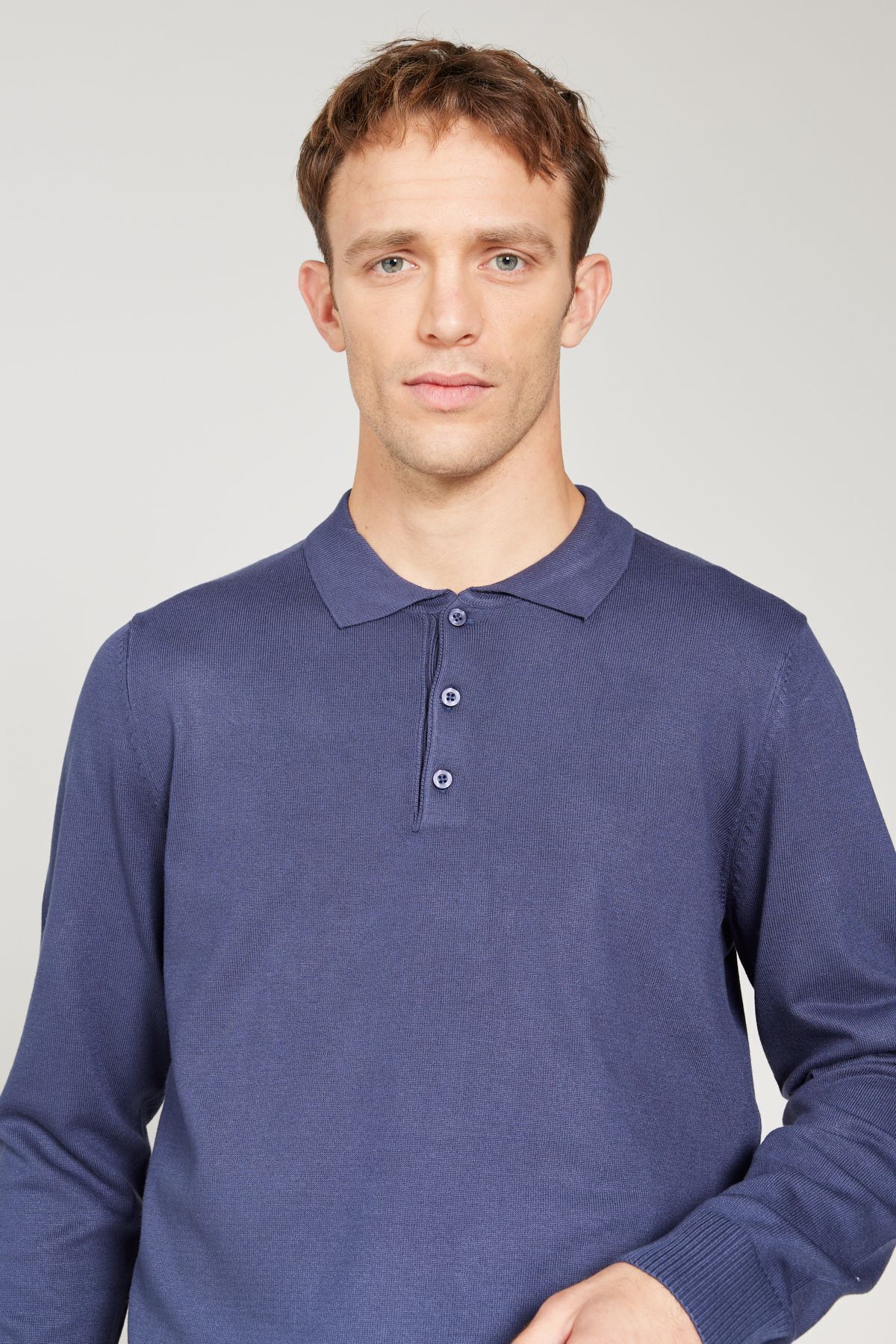 Altınyıldız Classics Erkek İndigo Standart Fit Normal Kesim Polo Yaka ...