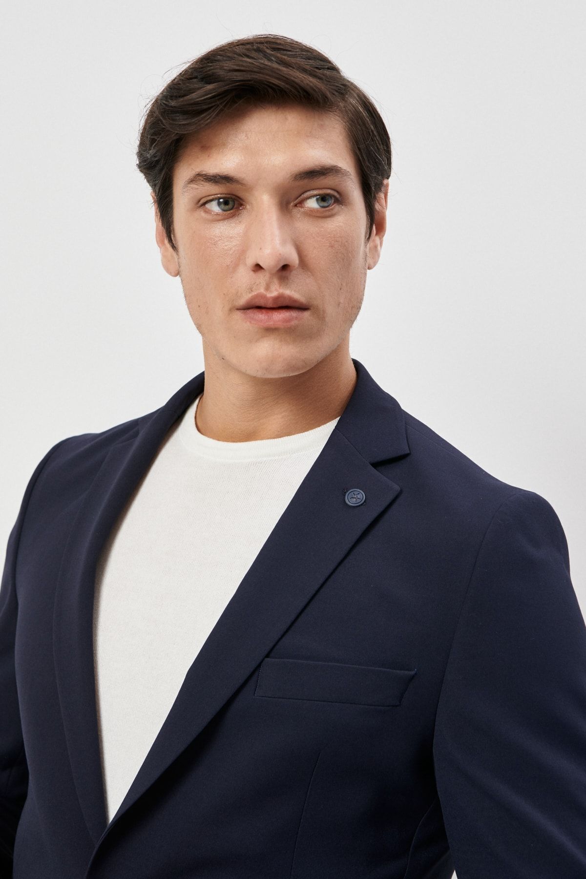 Altınyıldız Classics Erkek Lacivert Slim Fit Dar Kesim Mono Yaka ...