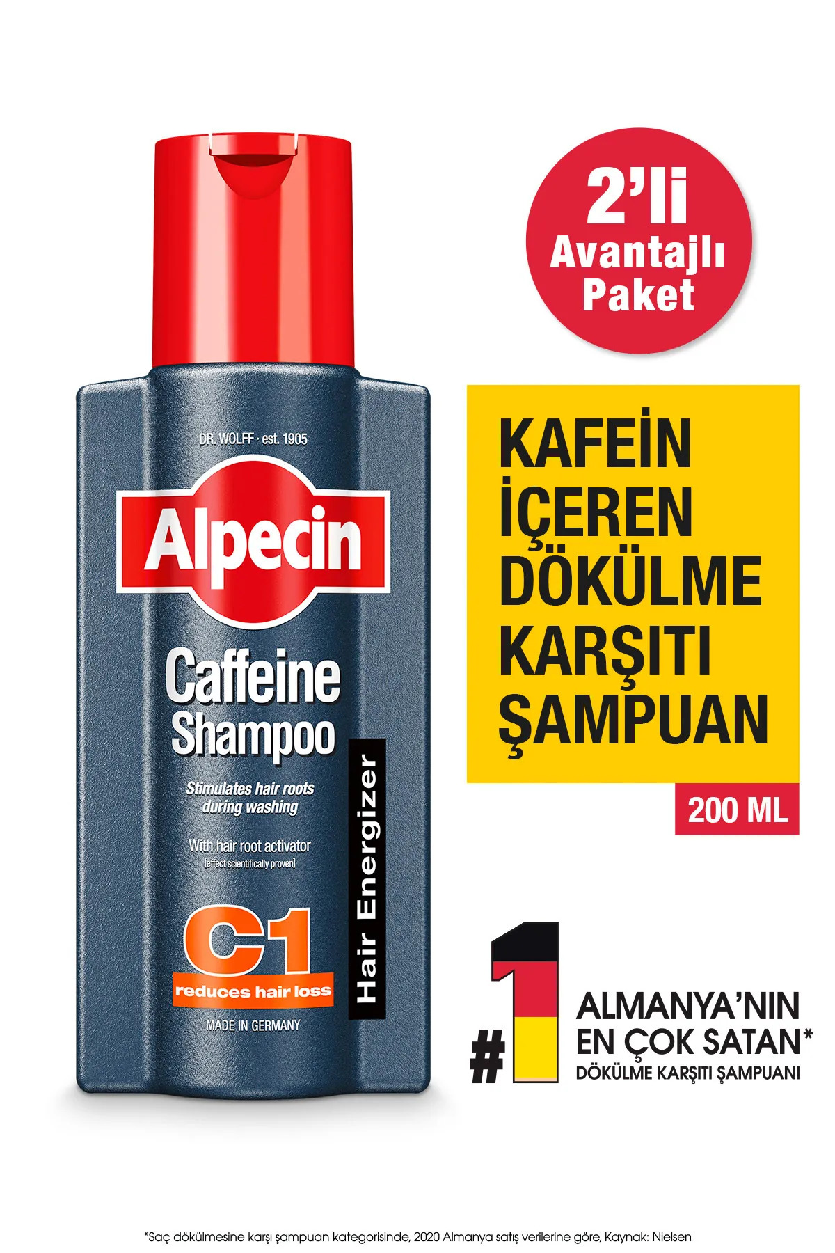 Alpecin C1 - Kafeinli Dökülme Karşıtı Şampuan X2 Fiyatı, Yorumları ...