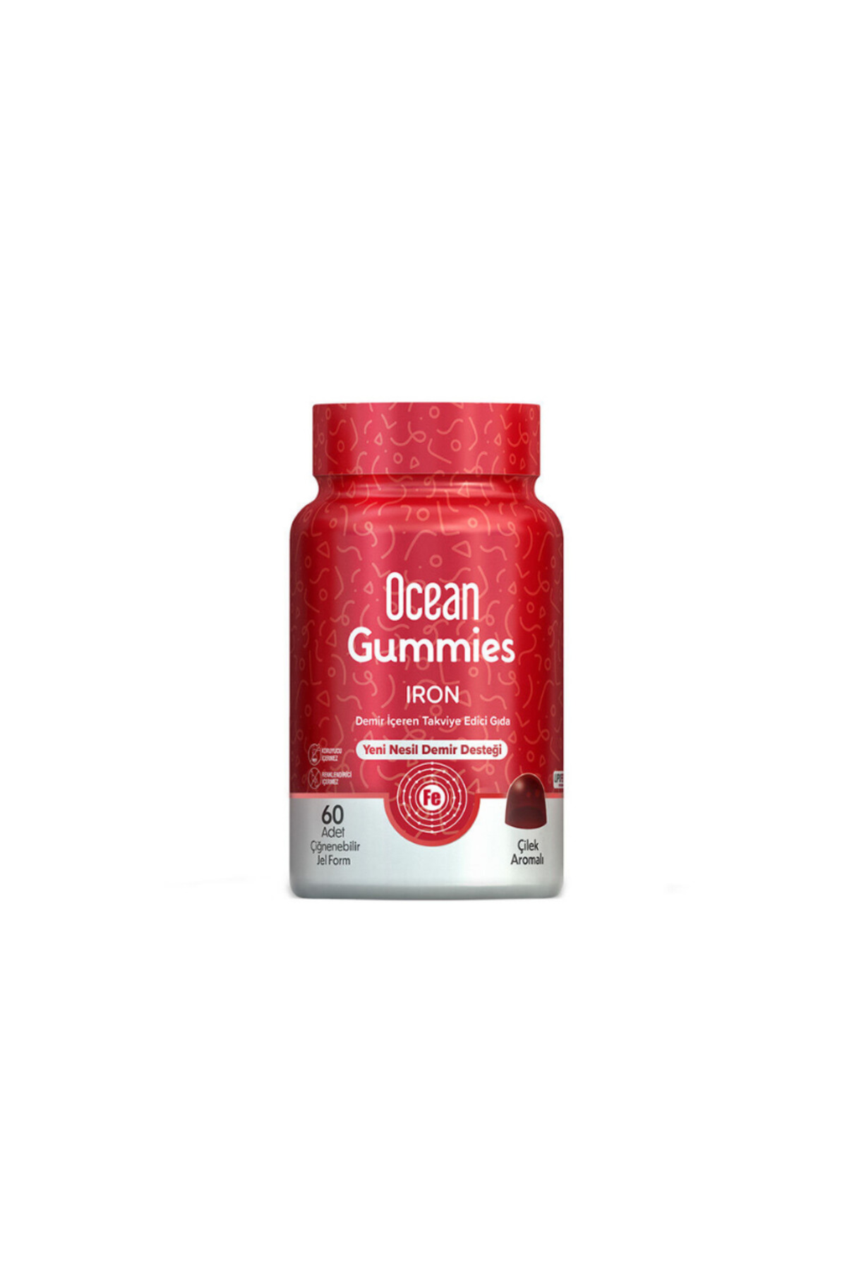 Orzax Ocean Gummies Demir Çiğnenebilir Jel Form 60 Adet Fiyatı ...