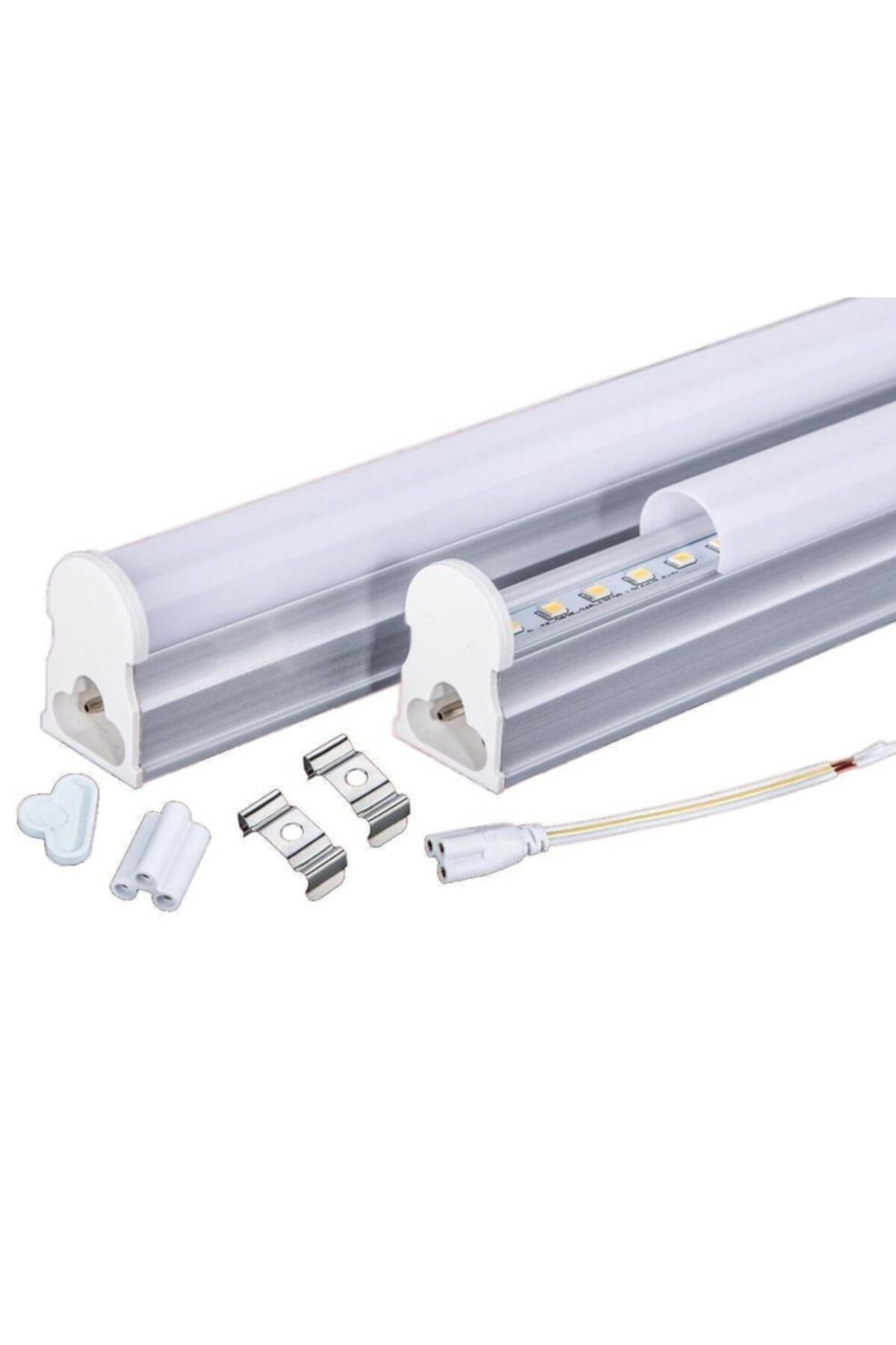 burul 60 Cm T5 Led Floresan Ayd nlatma Bant Armatur butonlu Beyaz I k