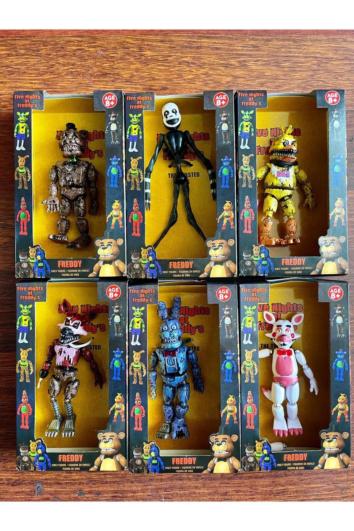 Retoys Five Nights At Freddy 6'lI Set Işıklı Karakter Figür Oyuncak ...