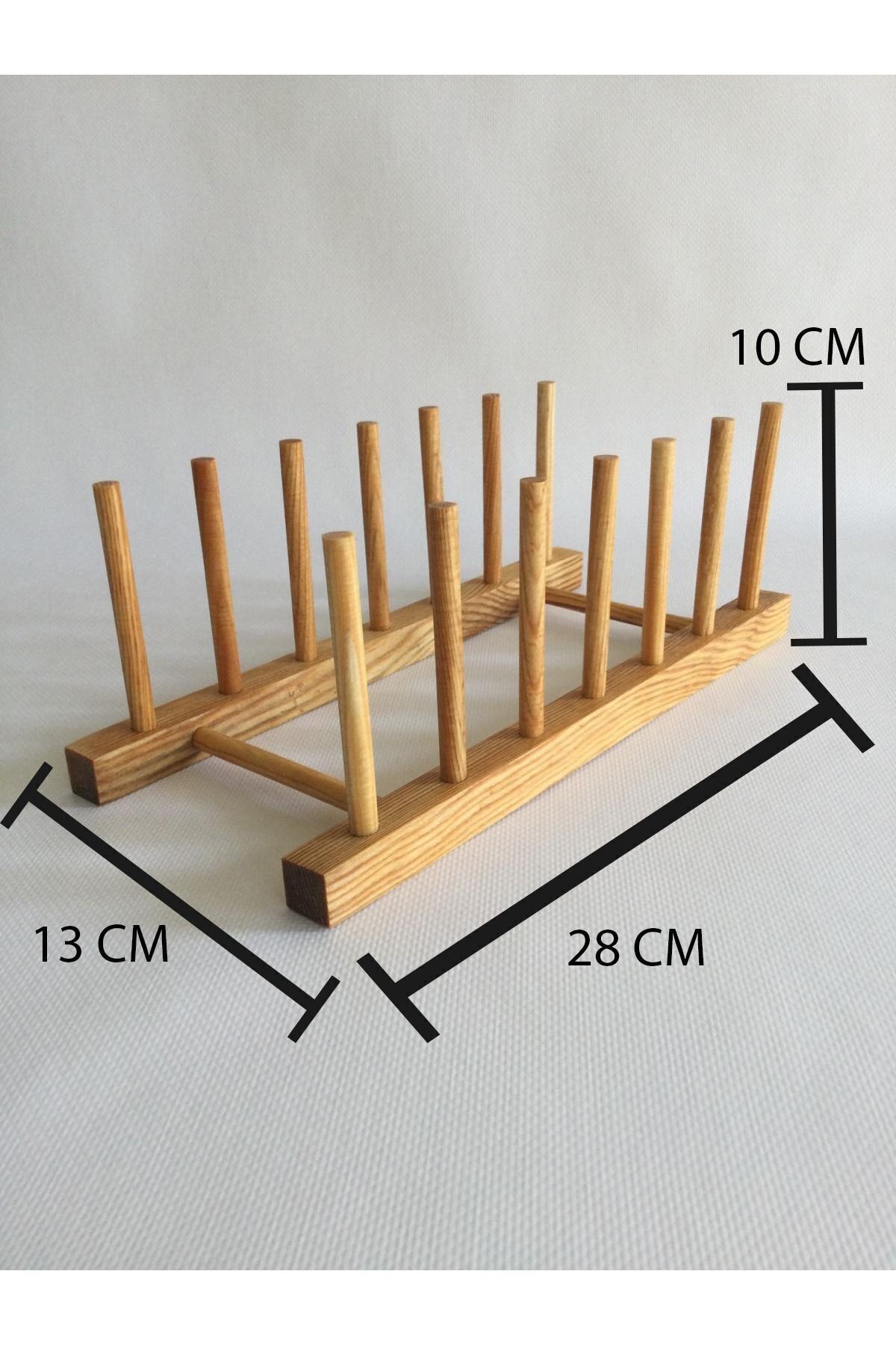 OZZANİ WOOD Ahşap Tabaklık Vernikli Kitap Ve Plak Organizer Düzenleyici ...
