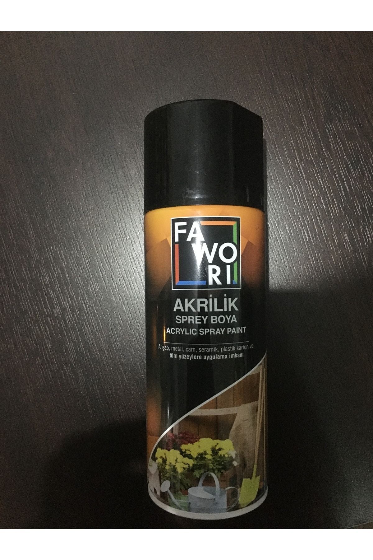 Fawori Favori Akrilik Sprey Boya Parlak Siyah - Fiyatı, Yorumları