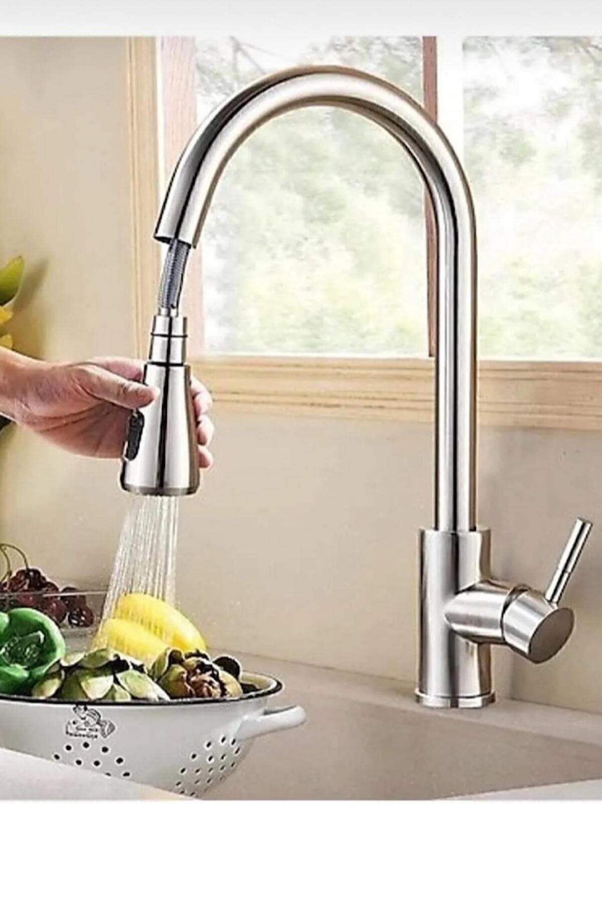 MAYYGO FLEKO Inox Spiralli Mutfak Bataryası Inox Spiralli Mutfak Evye ...