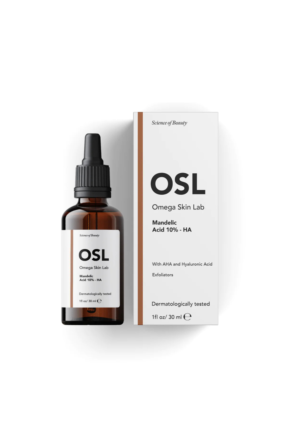 OSL Omega Skin Lab OSL Mandelic Acid-HA Face Serum 30 ML Friendly Skin ...