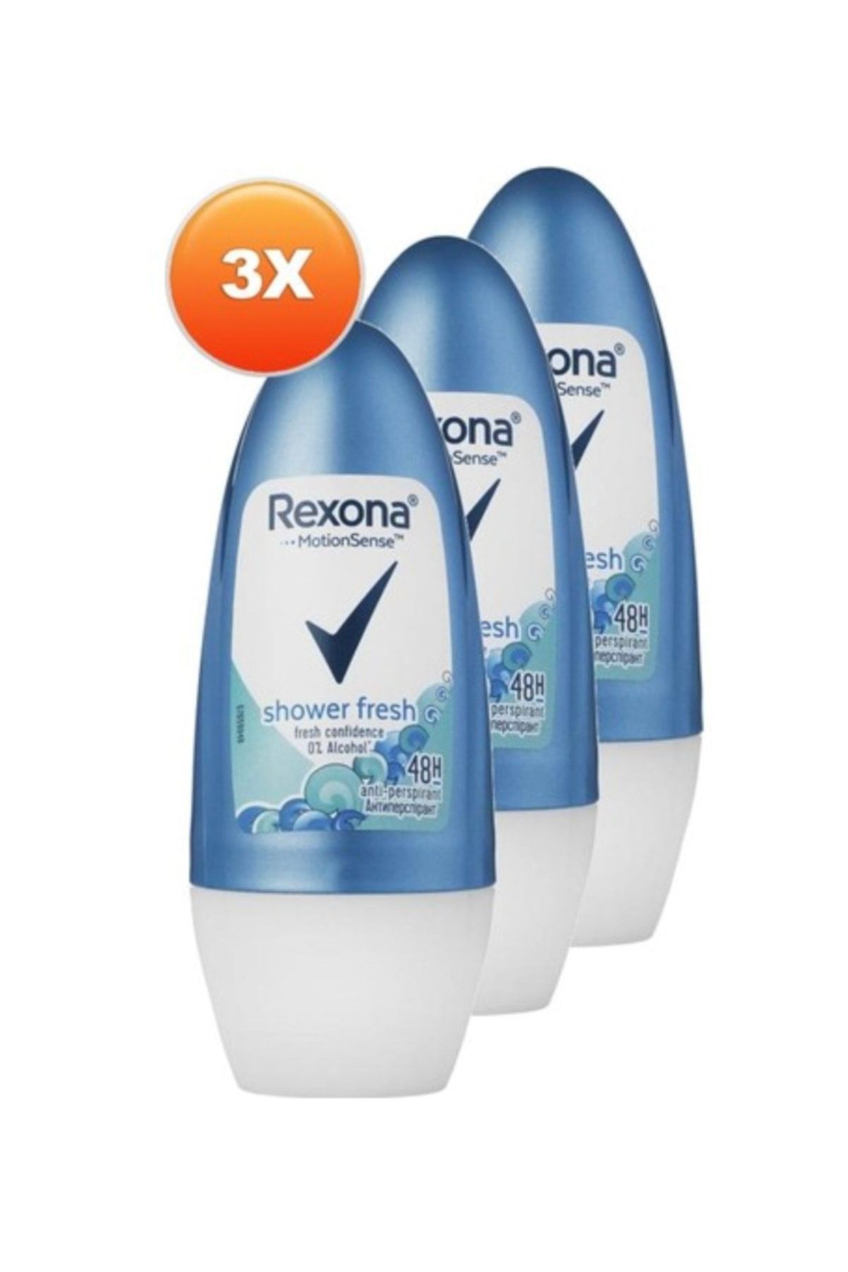 Rexona Shower Fresh Kadın Roll-on 50 Ml 3'lü Paket Fiyatı, Yorumları ...