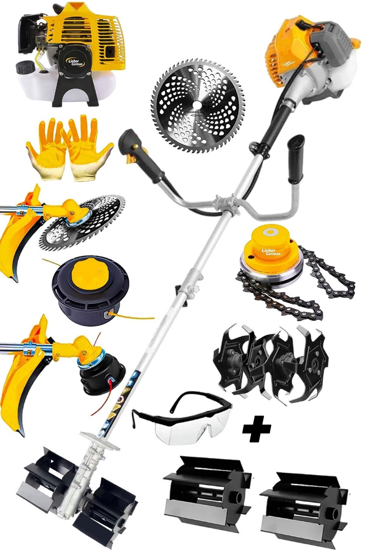 Lieber German Yelx 2.4 Hp Benzinli Yan Tipi Akrobat & Dip Çapalama ...