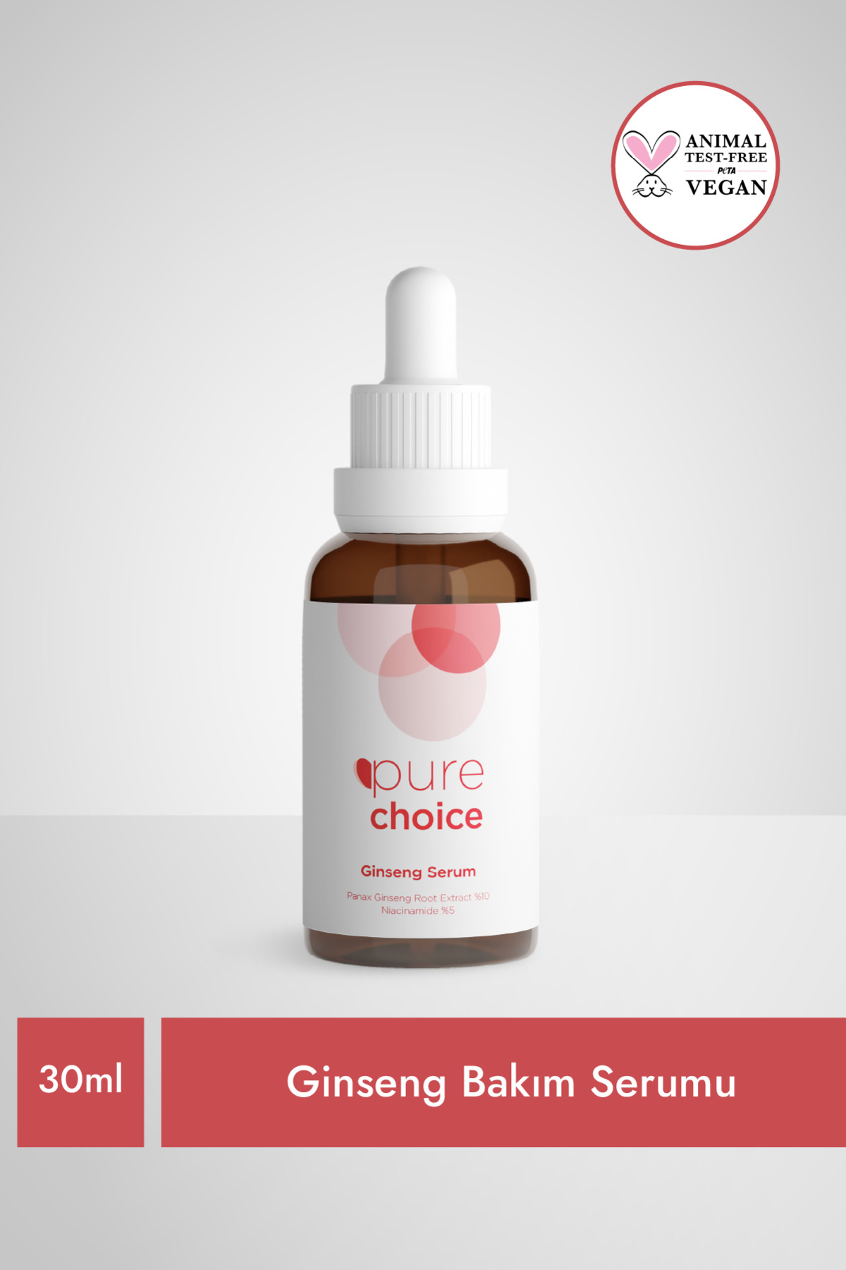 Pure Choice Ginseng Serum 30 Ml (panax Ginseng Root Extract %10 ...