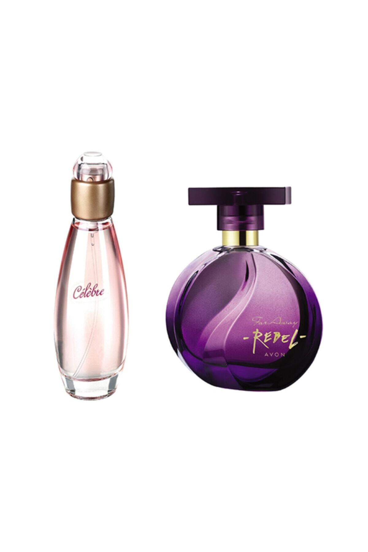Avon Celebre Edt 50 Ml Kadın + Far Away Rebel Edp 50 Ml Kadın Ikili Set ...