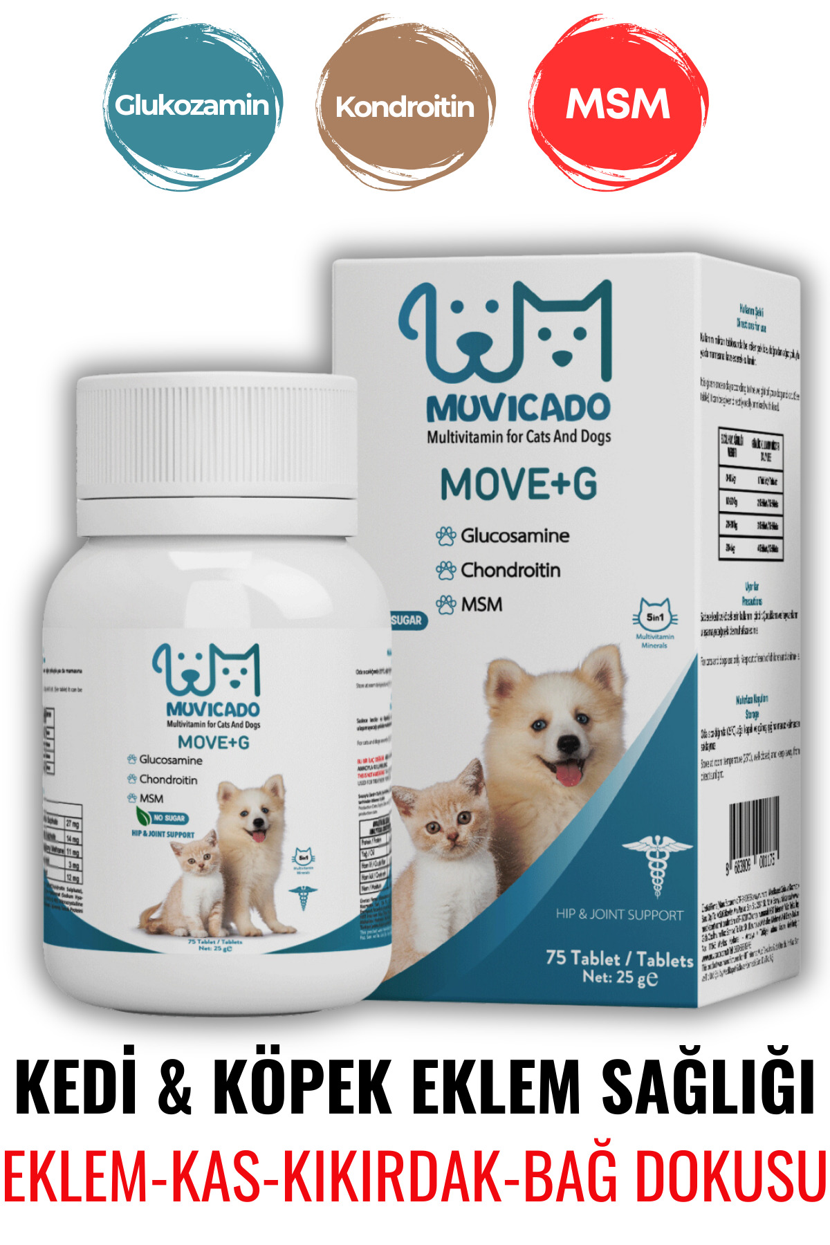 muvicado Kedi Eklem Kas Kıkırdak Desteği (MULTİVİTAMİNLİ KEDİ DAMLASI ...