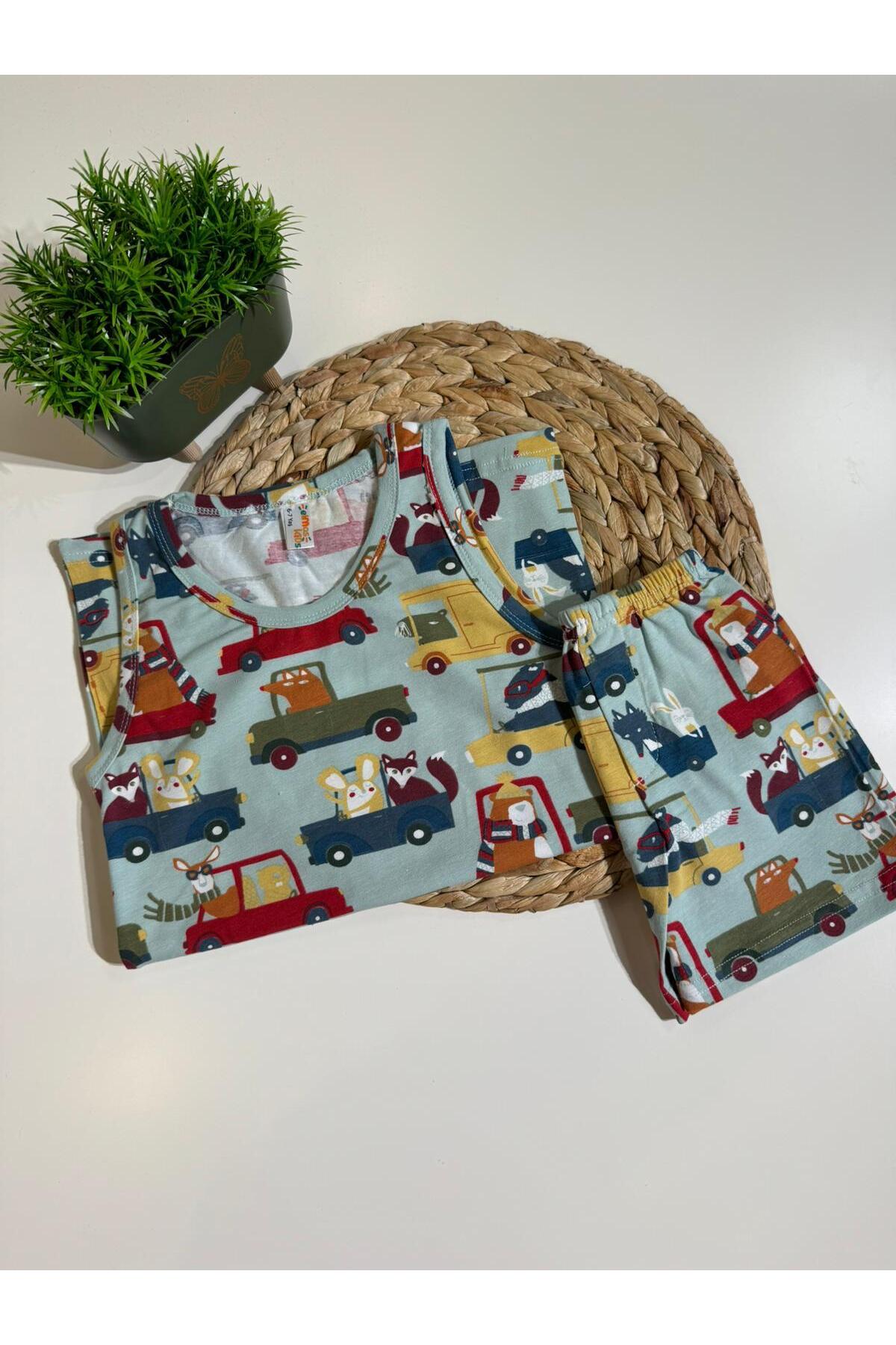 elmas kids ERKEK ÇOCUK HAYVANLI ARABA BASKI 2Lİ TK. GK152 Fiyatı ...