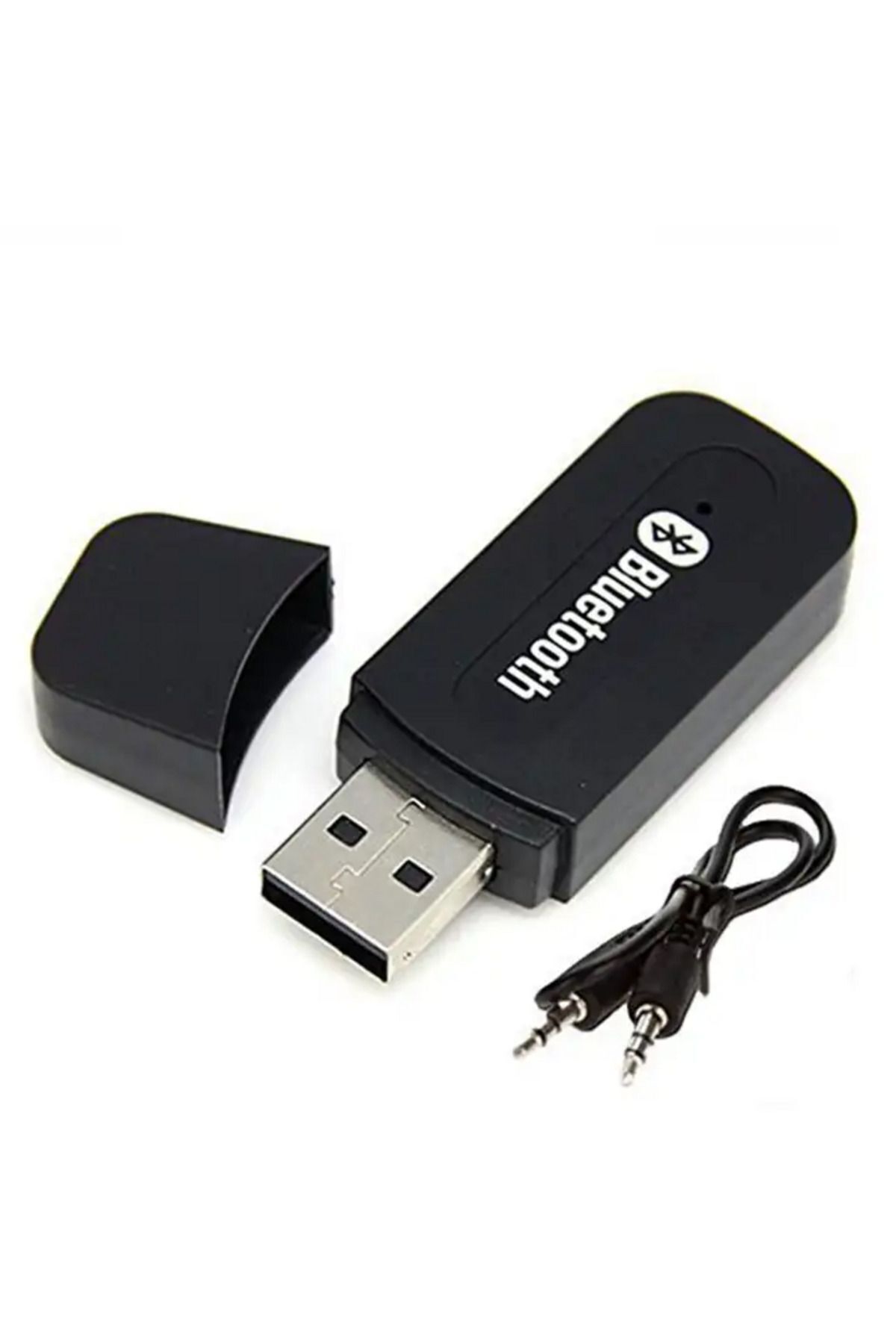 WASHA Bluetooth Dongle Usb/aux 3.5mm Kablosuz Stereo Ses Müzik Alıcısı ...