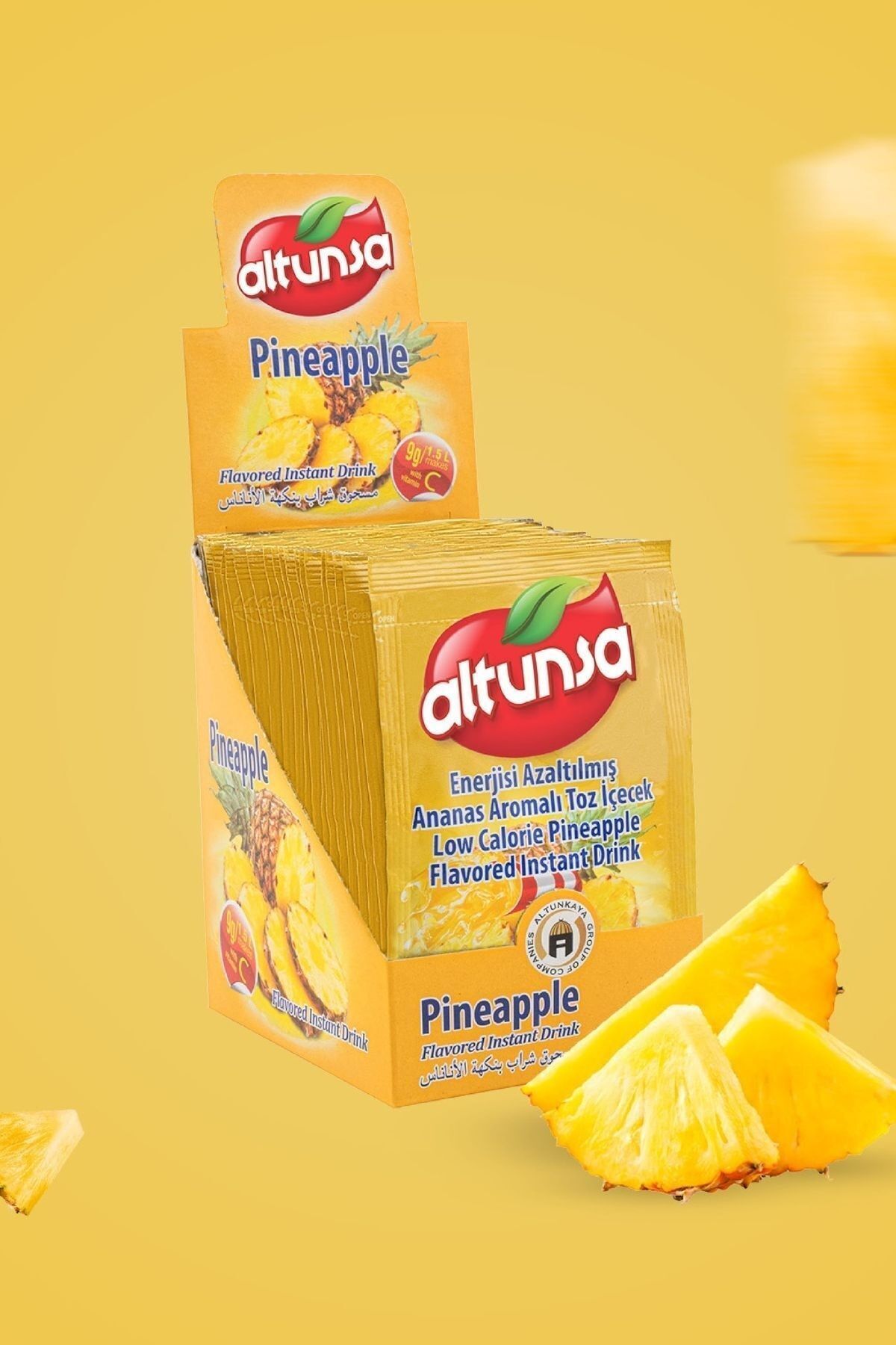 Altunsa Ananas Aromalı Soğuk Toz Içecek 9 gr X 24 Adet - Fiyatı, Yorumları