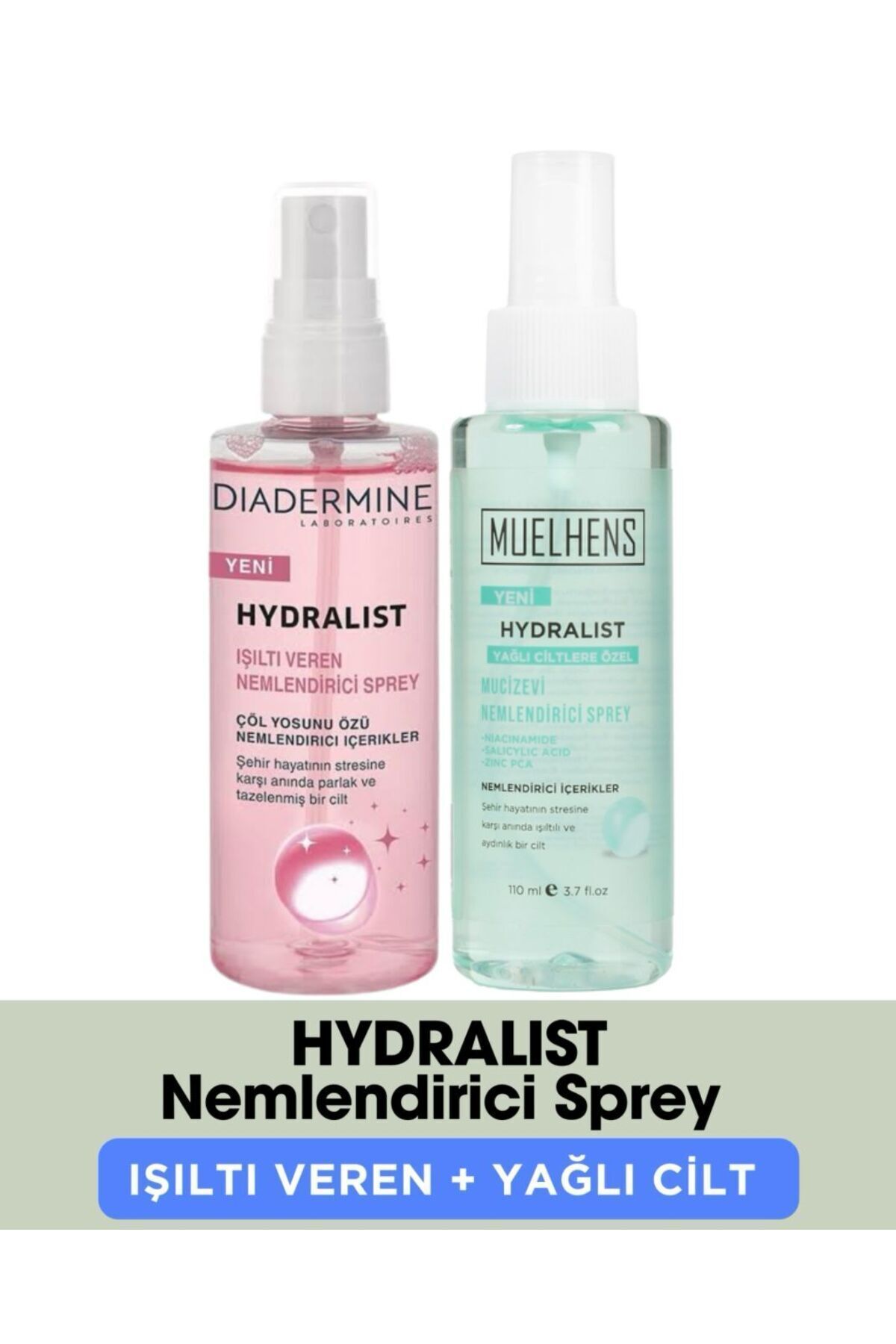 Diadermine Hydralist Mucizevi Nemlendirici Işıltı Veren 100m + MUELHENS ...