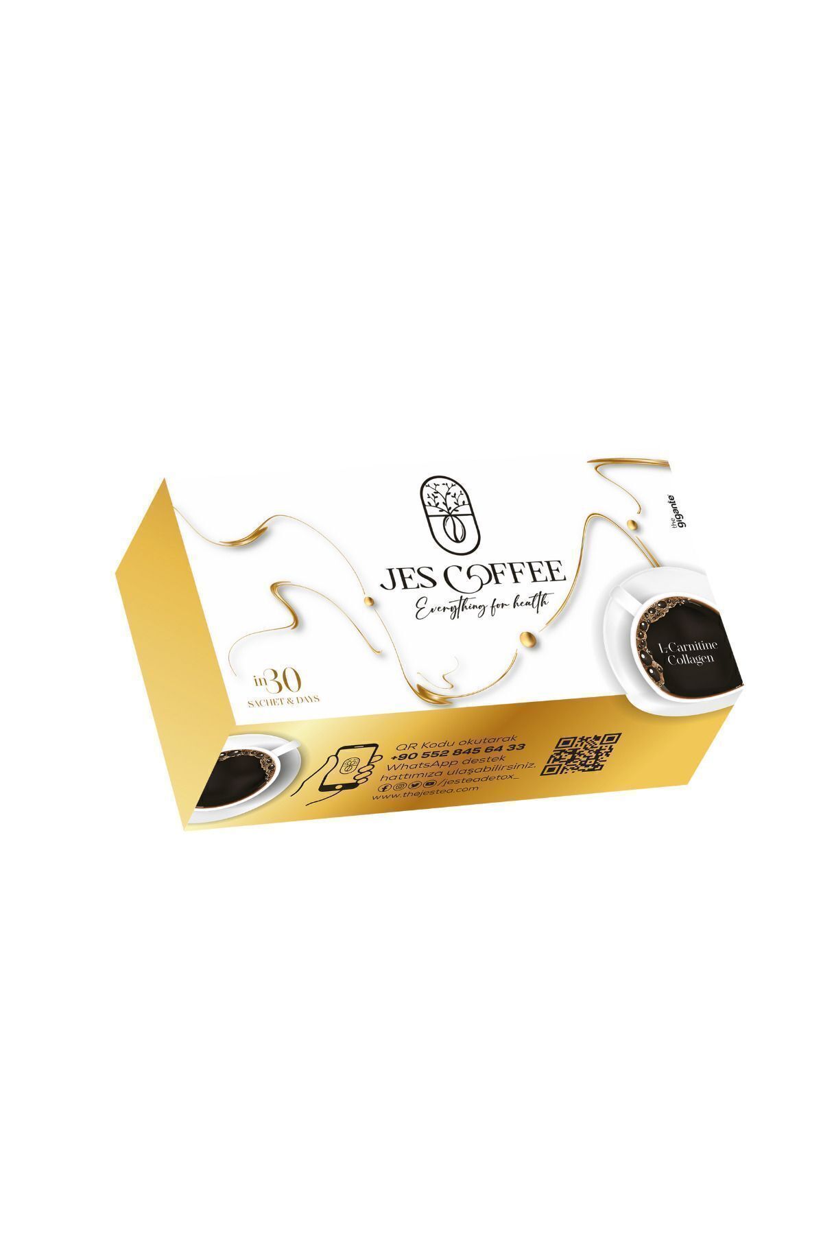 The Gigante Jes Coffee L-Carnitine Collagen Hindiba Detox Diyet Granül ...
