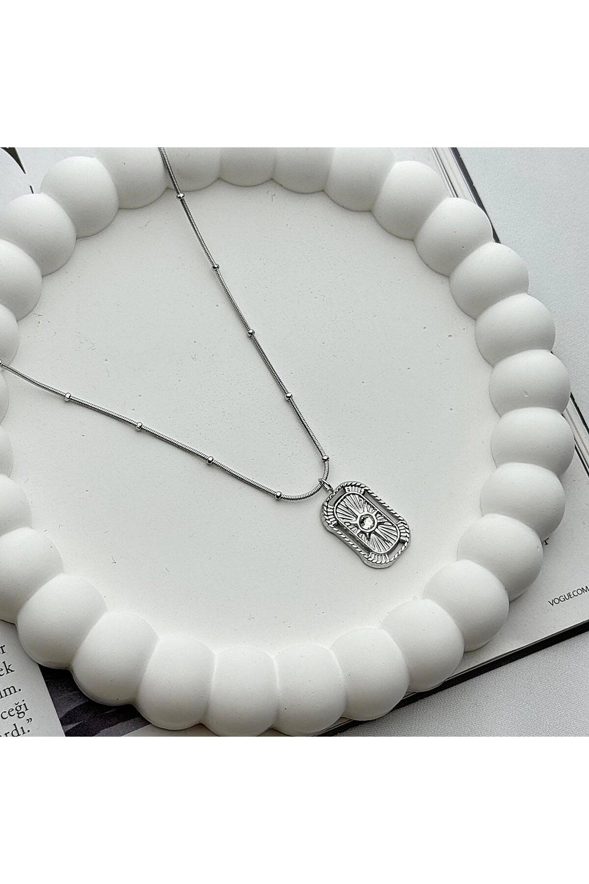 DS DİAMONDSHOP Çelik Kolye Kutup Yıldızı Model Yeni Sezon Çbk-202408613 ...