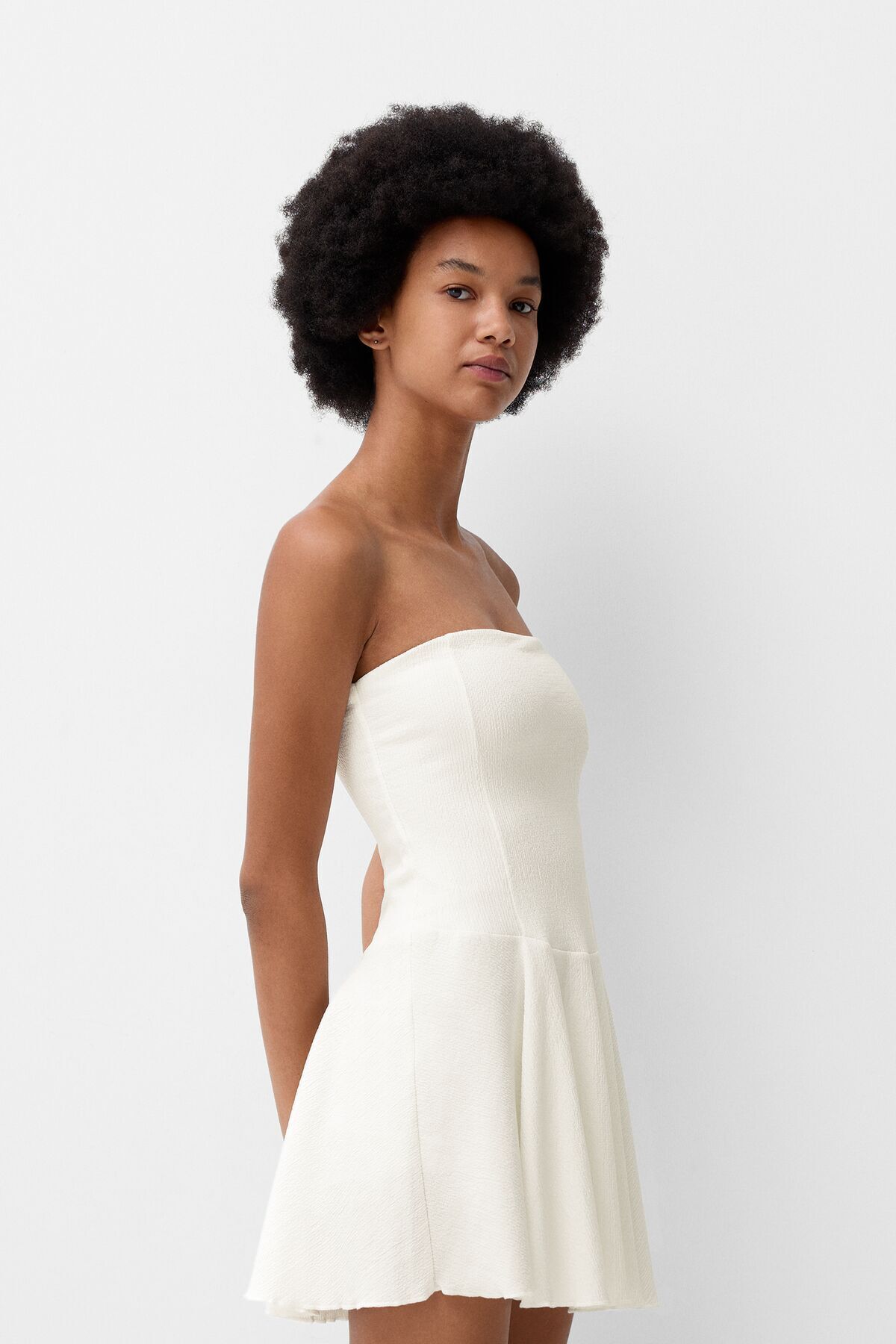 Bershka Krepe bandeau mini elbise Fiyatı, Yorumları - Trendyol