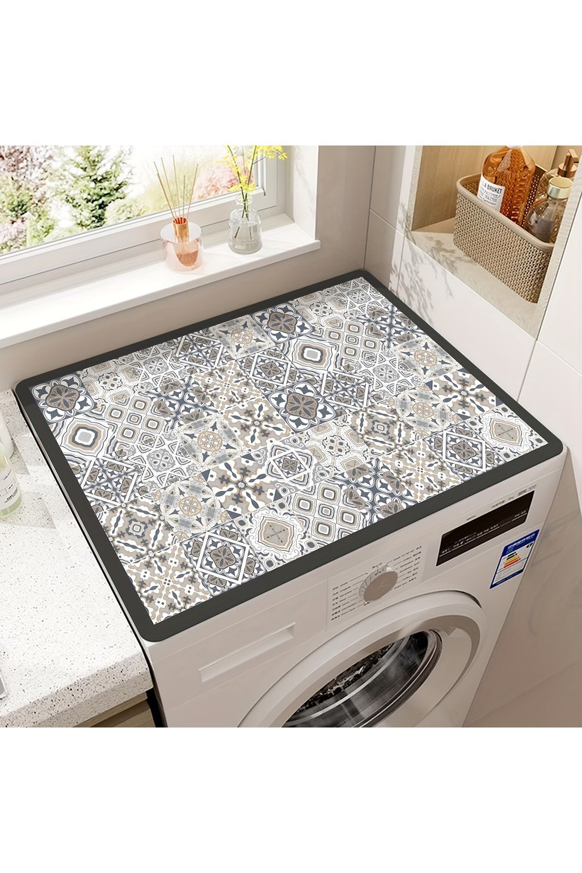 Else Dekor Dryer Protection Mat - Washing Machine Cover, Liquid Proof ...