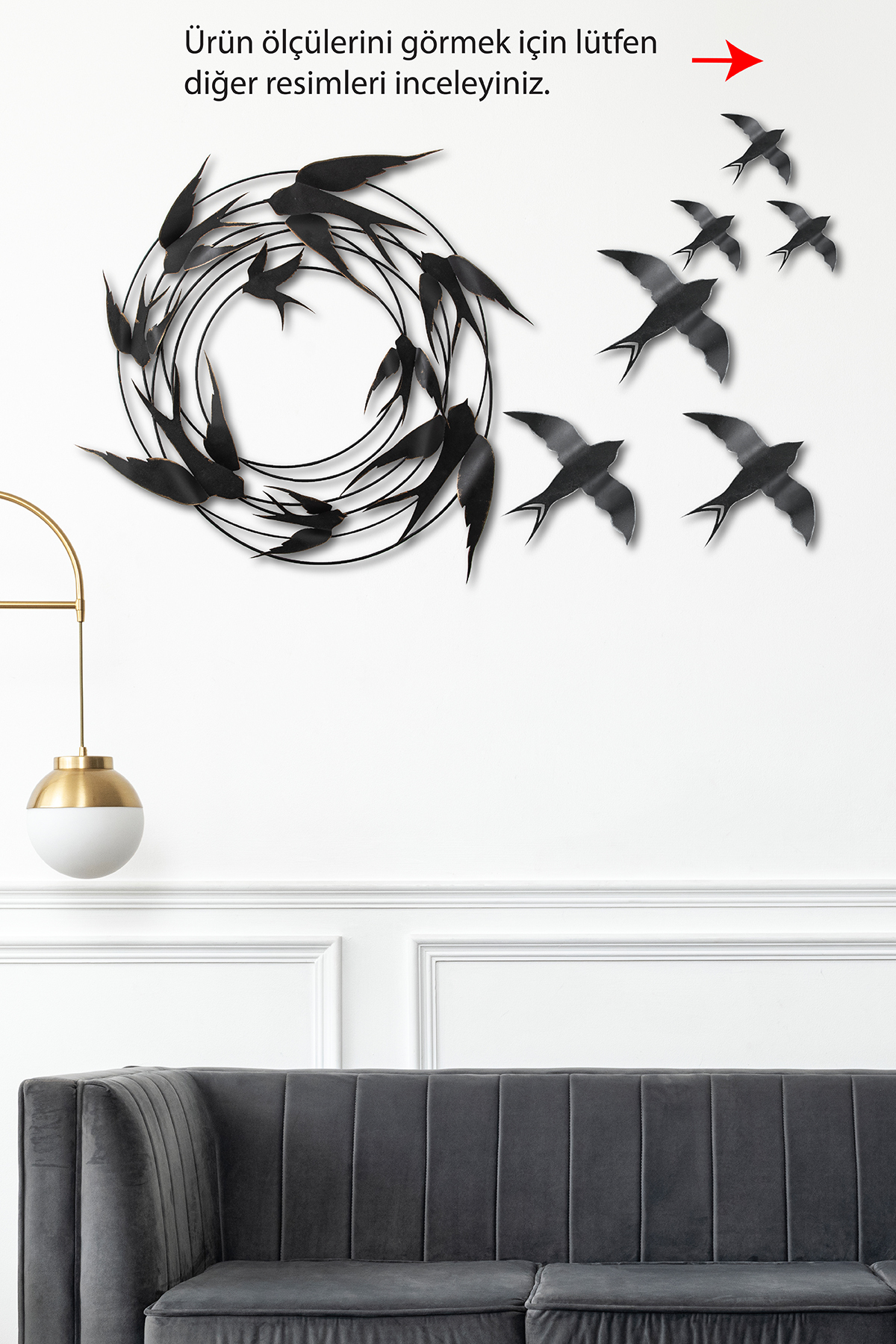 Doreline DoreArt Migration Metal Duvar Tablosu, Ev Ofis Duvar PanosuFiyatı, Yorumları - Trendyol