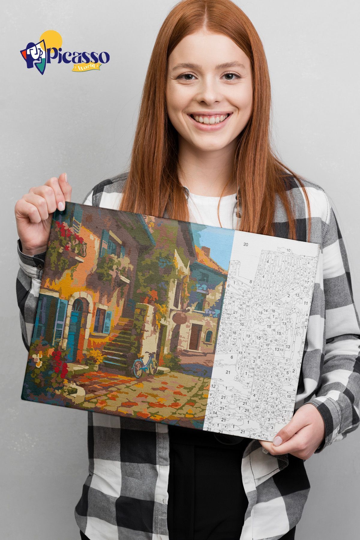 Picasso World Hobby Art Sayılarla Boyama Numaralı Tuval Seti Fırça Boya ...
